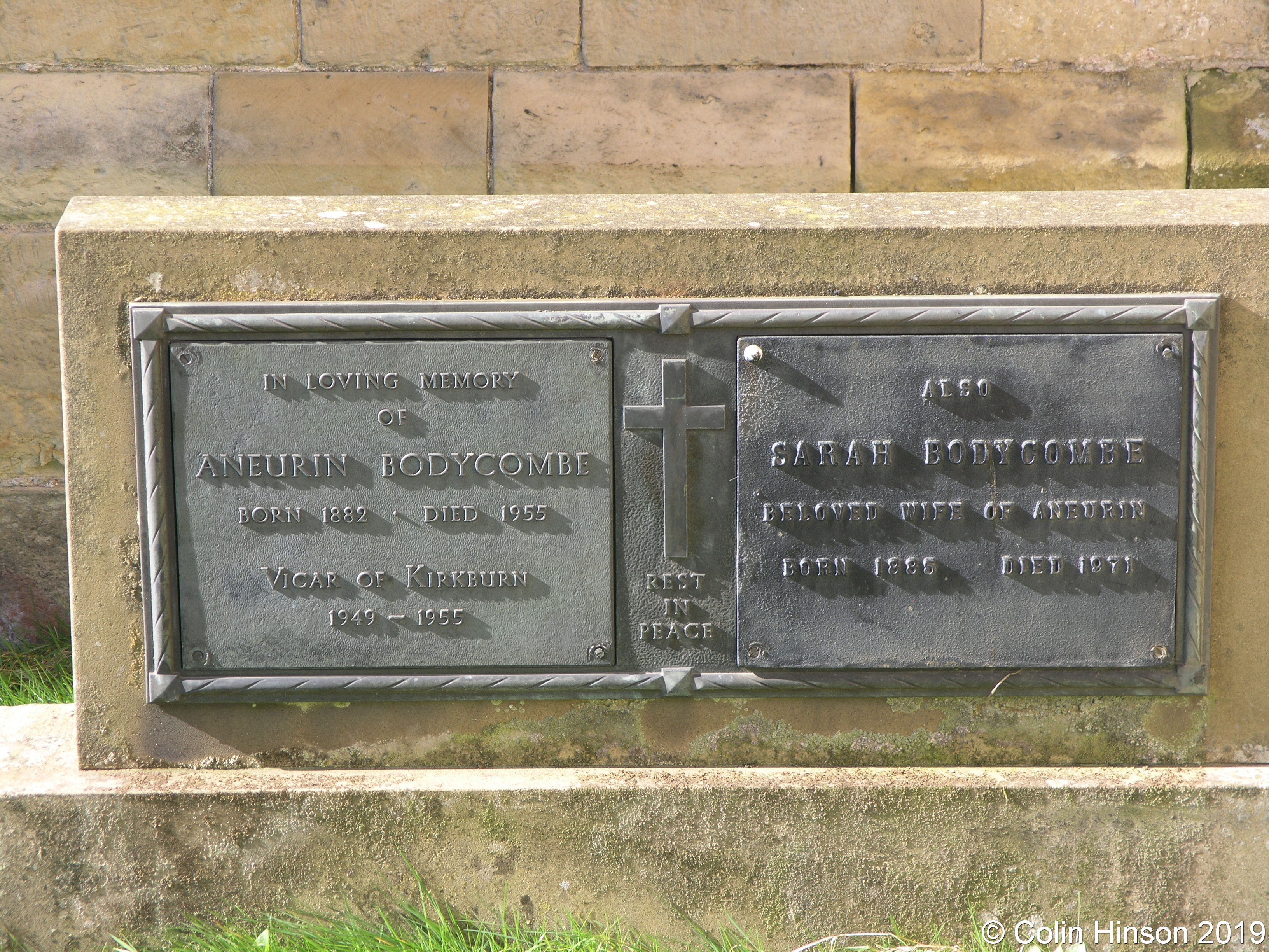 GENUKI: Kirkburn Churchyard gravestones etc., Yorkshire (East Riding)