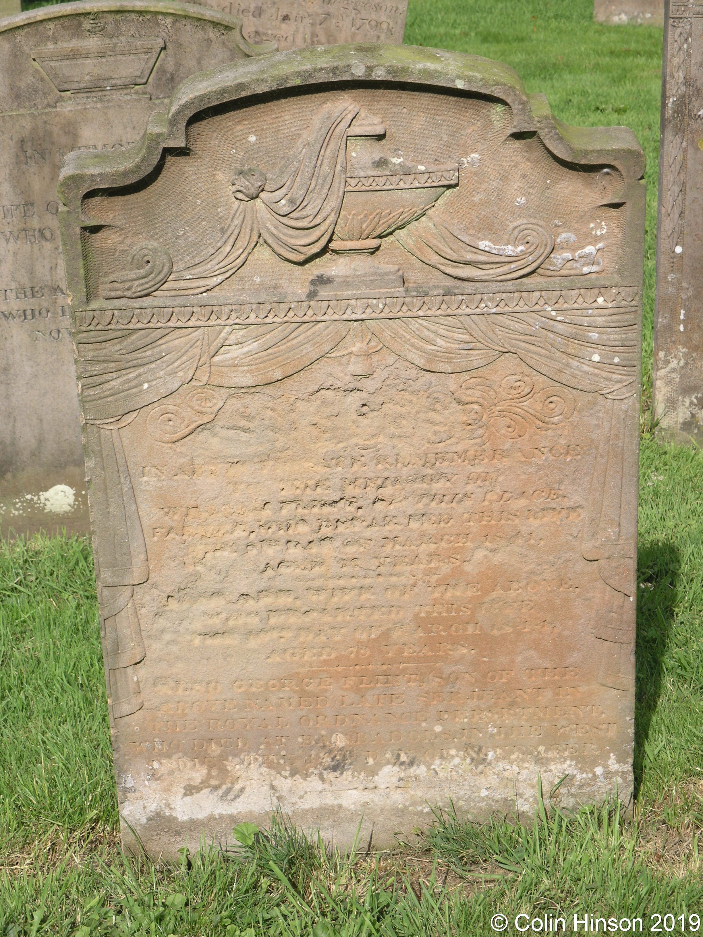 GENUKI: Low Catton Churchyard gravestones etc., Yorkshire (East Riding)