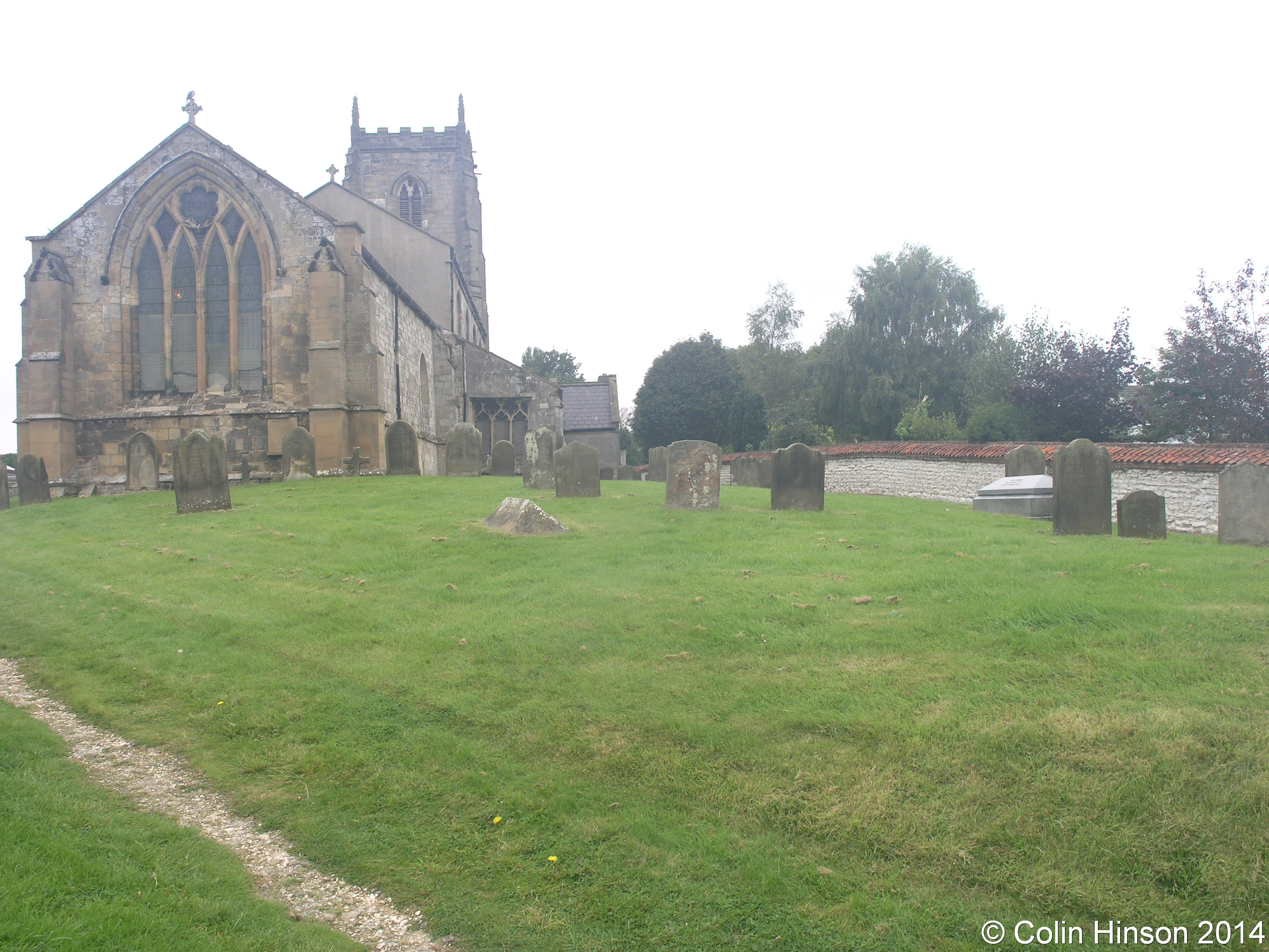GENUKI: Nafferton Churchyard gravestones etc., Yorkshire (East Riding)