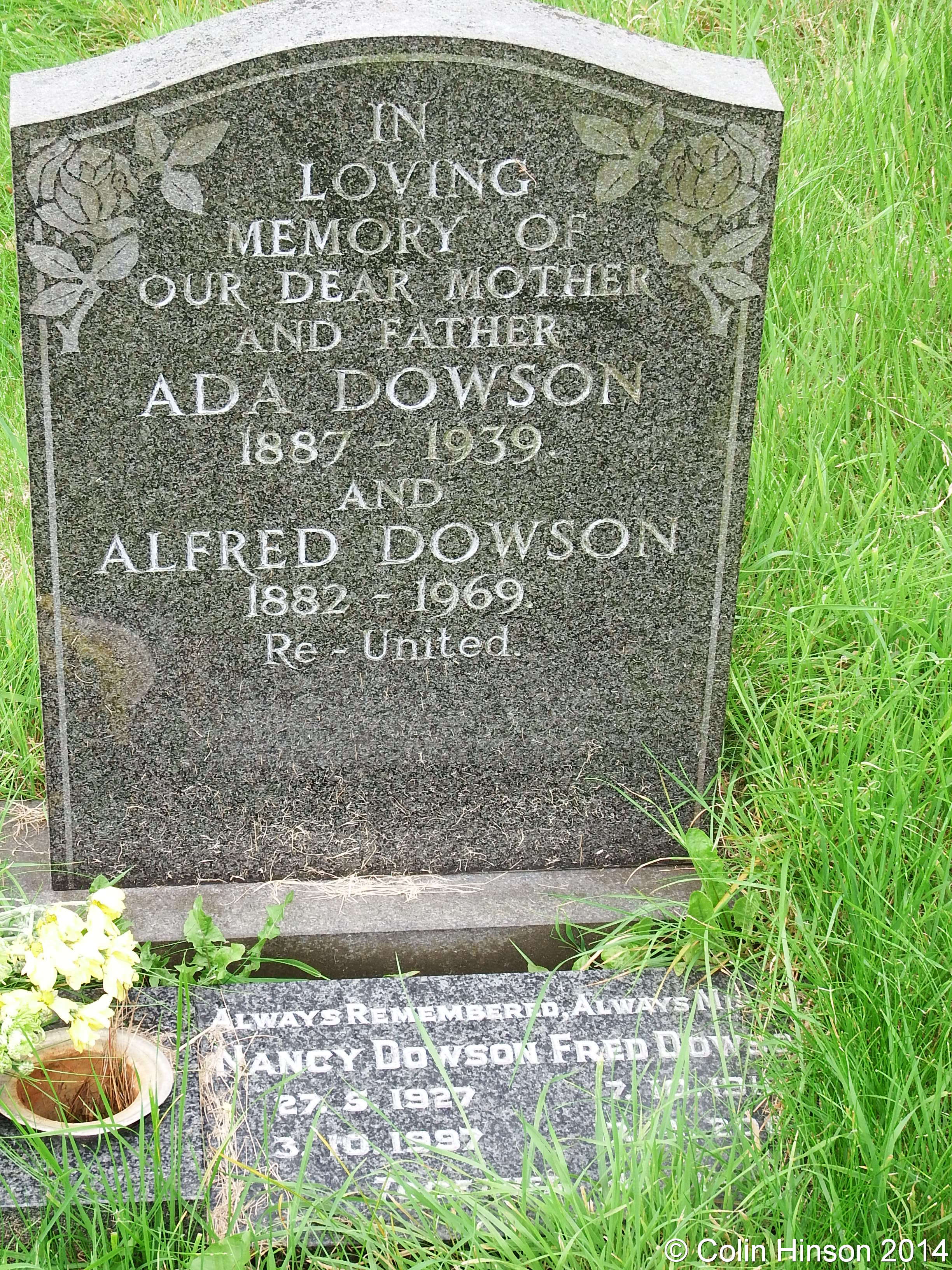 GENUKI: Nafferton Churchyard gravestones etc., Yorkshire (East Riding)