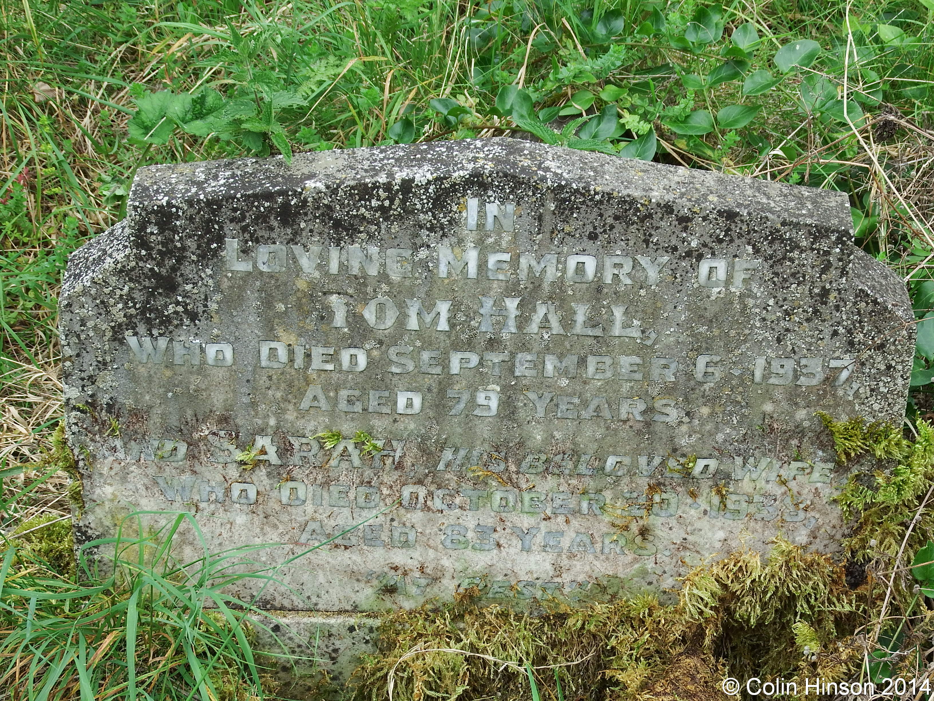 GENUKI: Nafferton Churchyard gravestones etc., Yorkshire (East Riding)