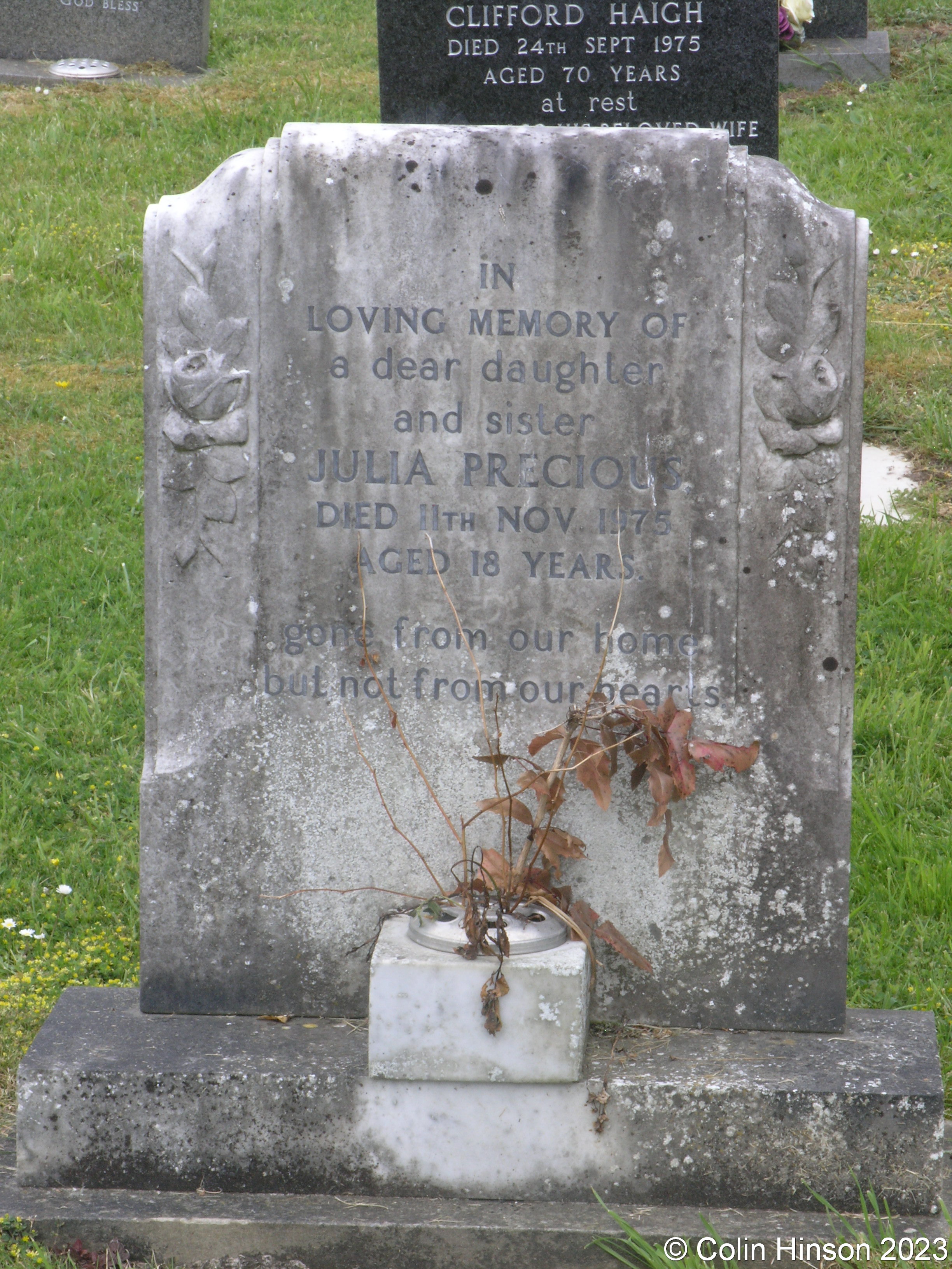 GENUKI: Newport Churchyard gravestones etc., Yorkshire (East Riding)