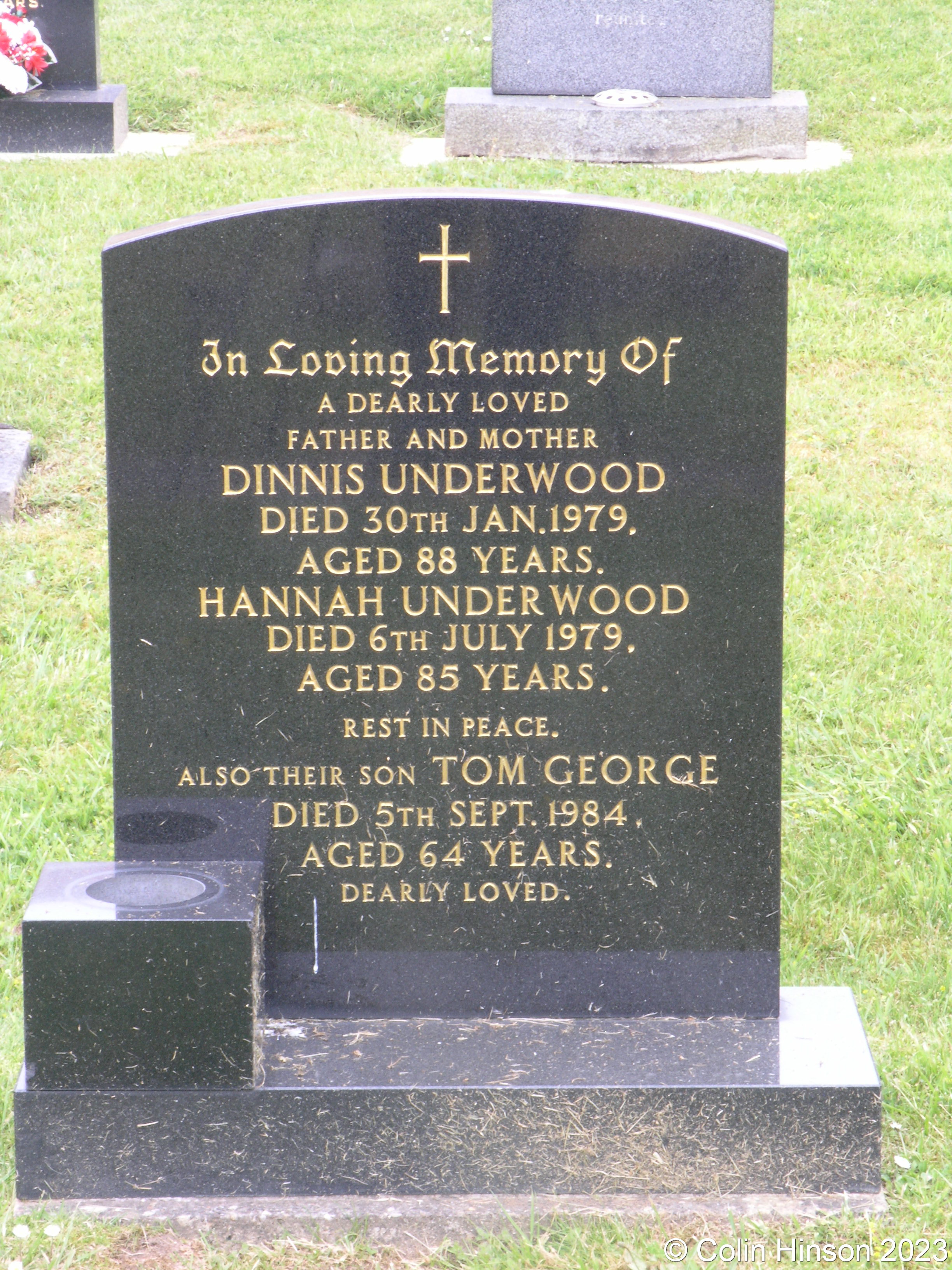 GENUKI: Newport Churchyard gravestones etc., Yorkshire (East Riding)