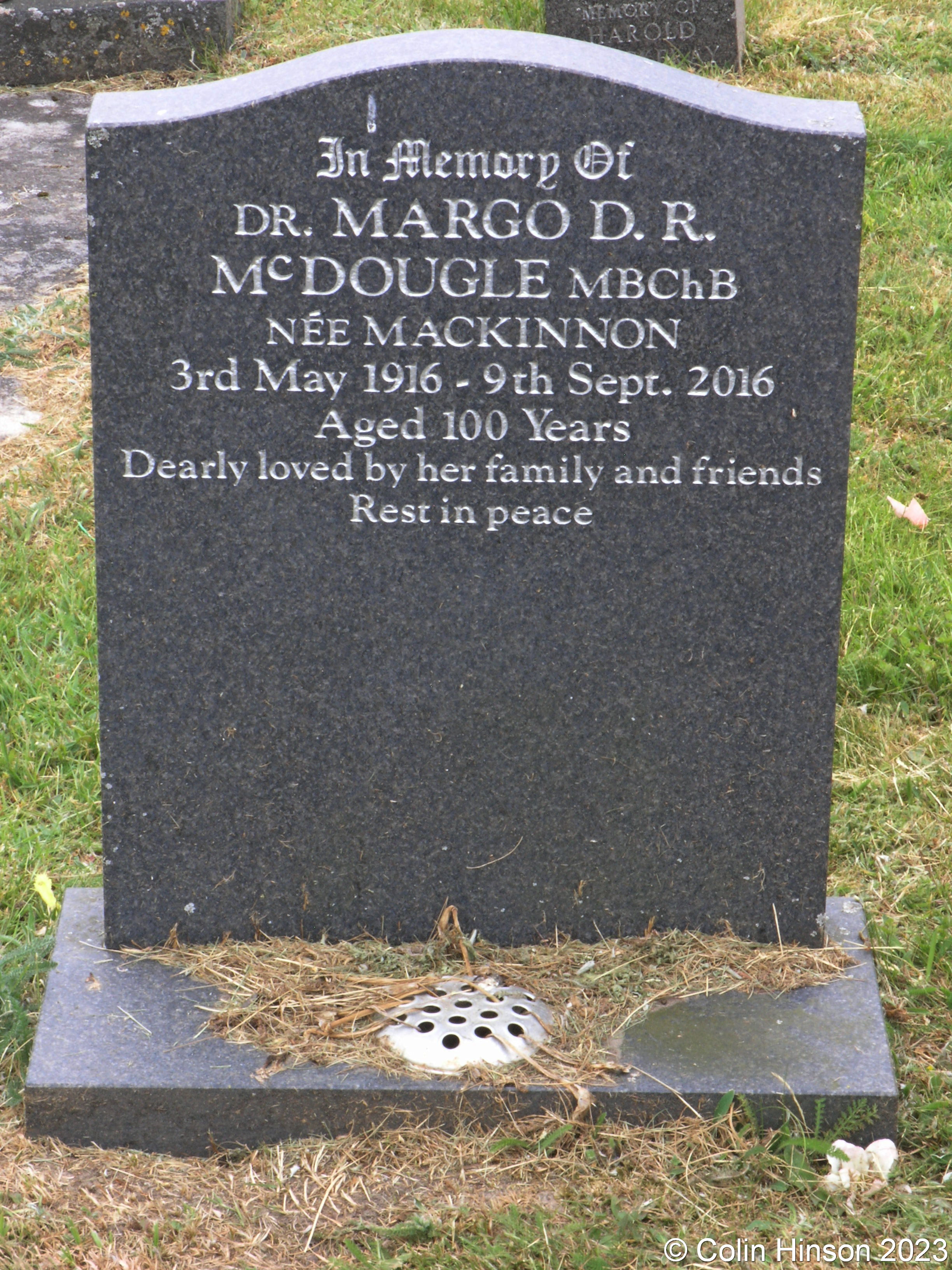 GENUKI: North Newbald Cemetery gravestones etc., Yorkshire (East Riding)