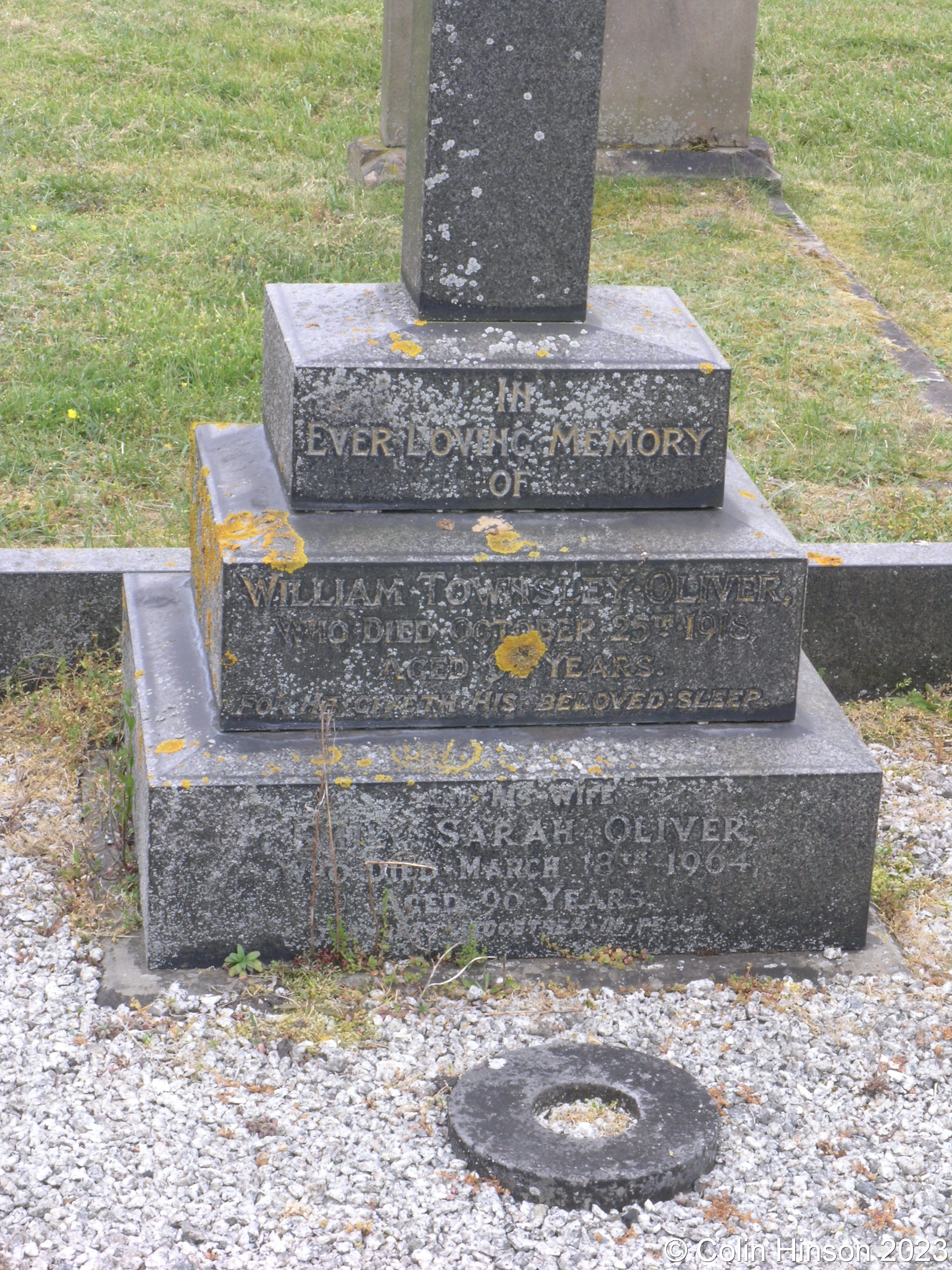 GENUKI: North Newbald Cemetery gravestones etc., Yorkshire (East Riding)