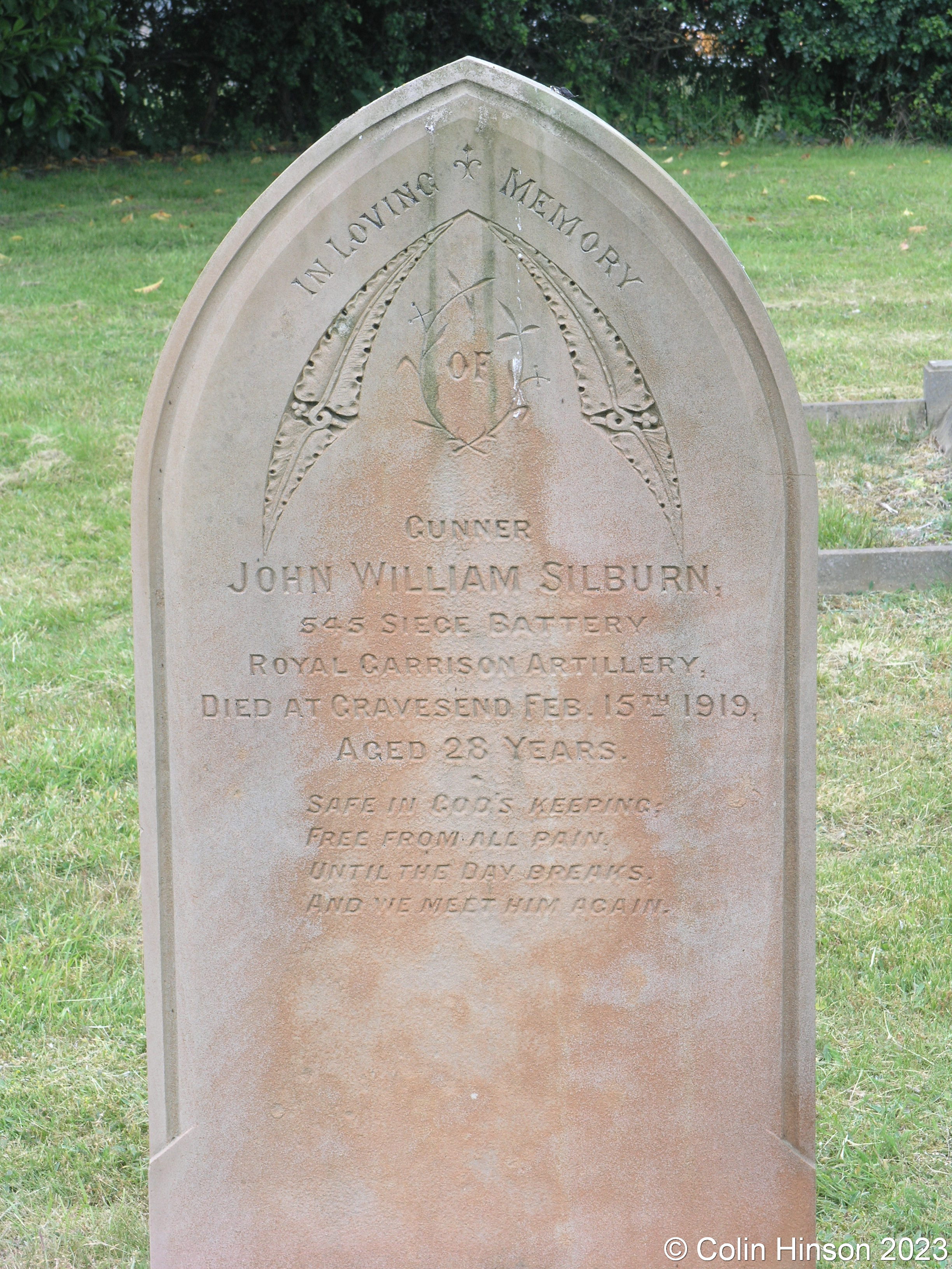 GENUKI: North Newbald Cemetery gravestones etc., Yorkshire (East Riding)