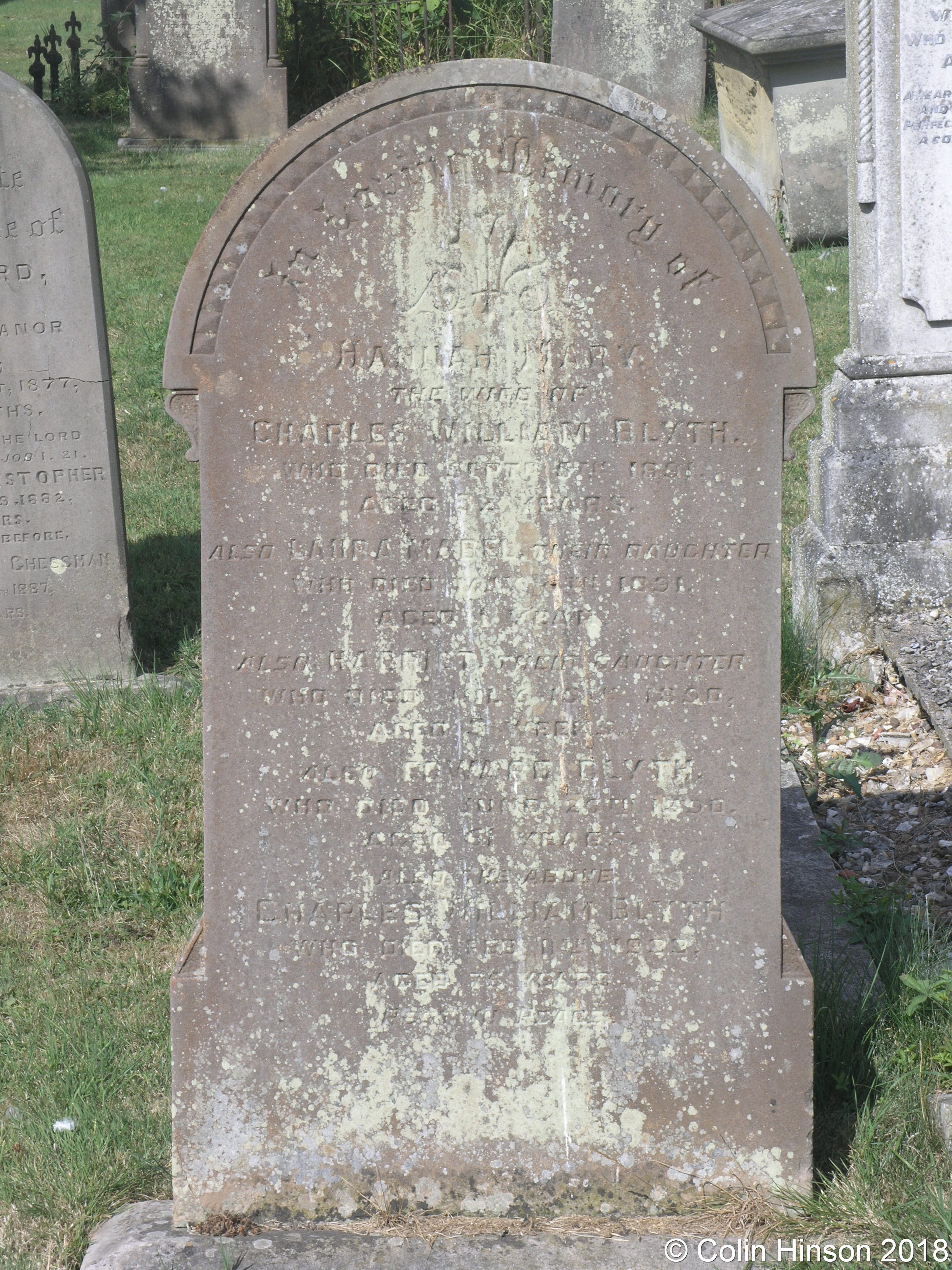 GENUKI: Patrington Churchyard gravestones etc., Yorkshire (East Riding)