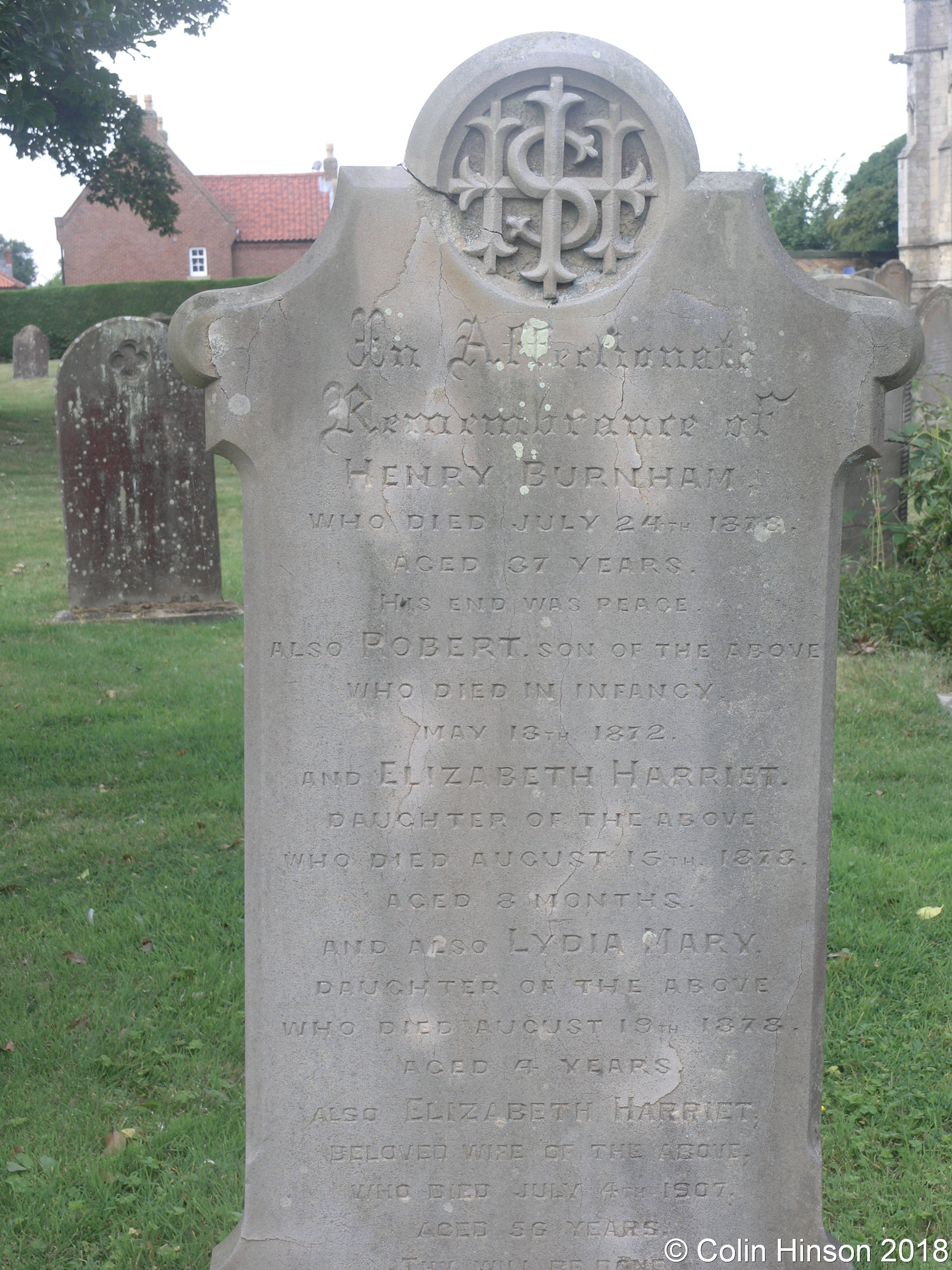 GENUKI: Patrington Churchyard gravestones etc., Yorkshire (East Riding)