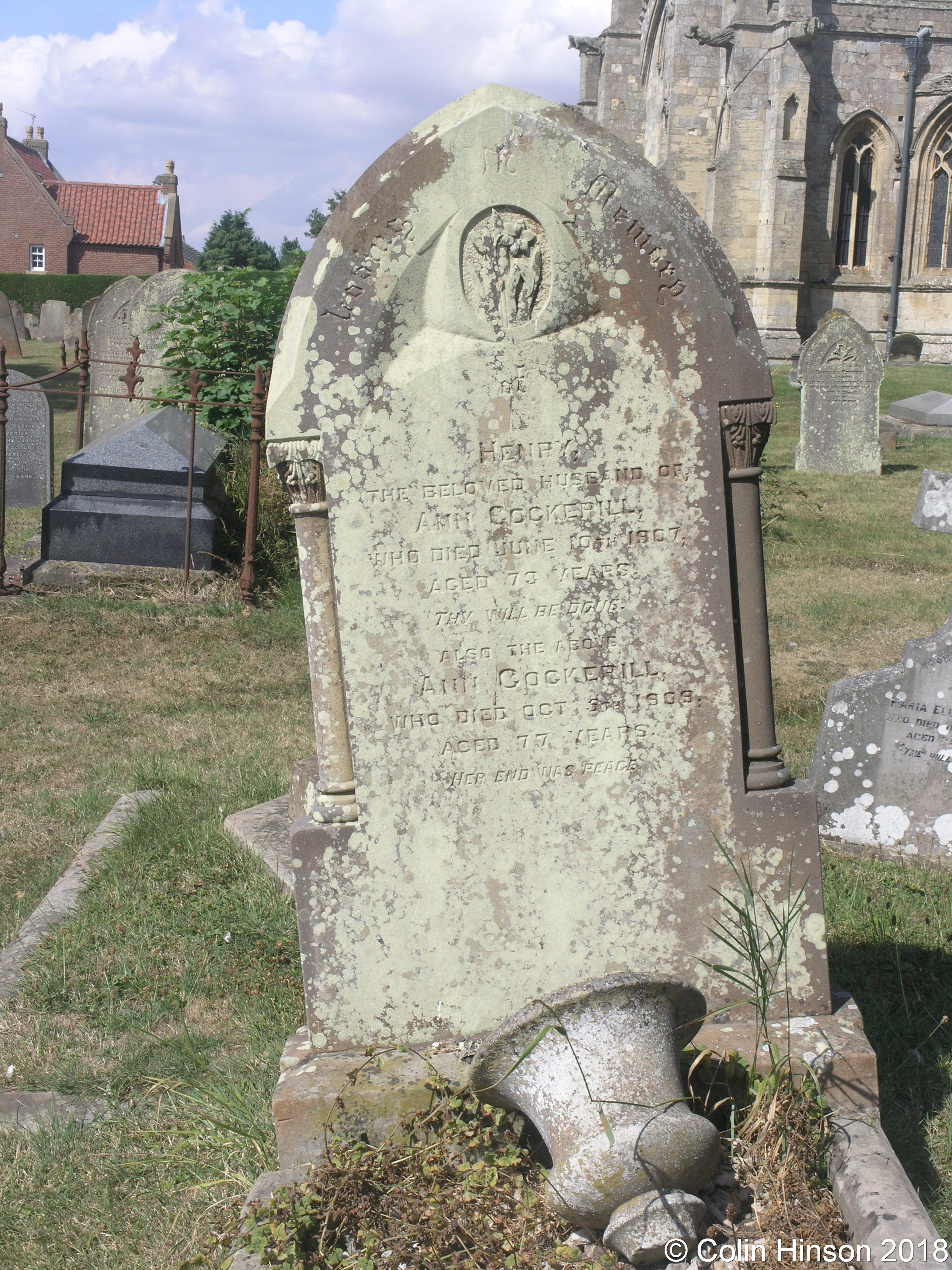 GENUKI: Patrington Churchyard gravestones etc., Yorkshire (East Riding)