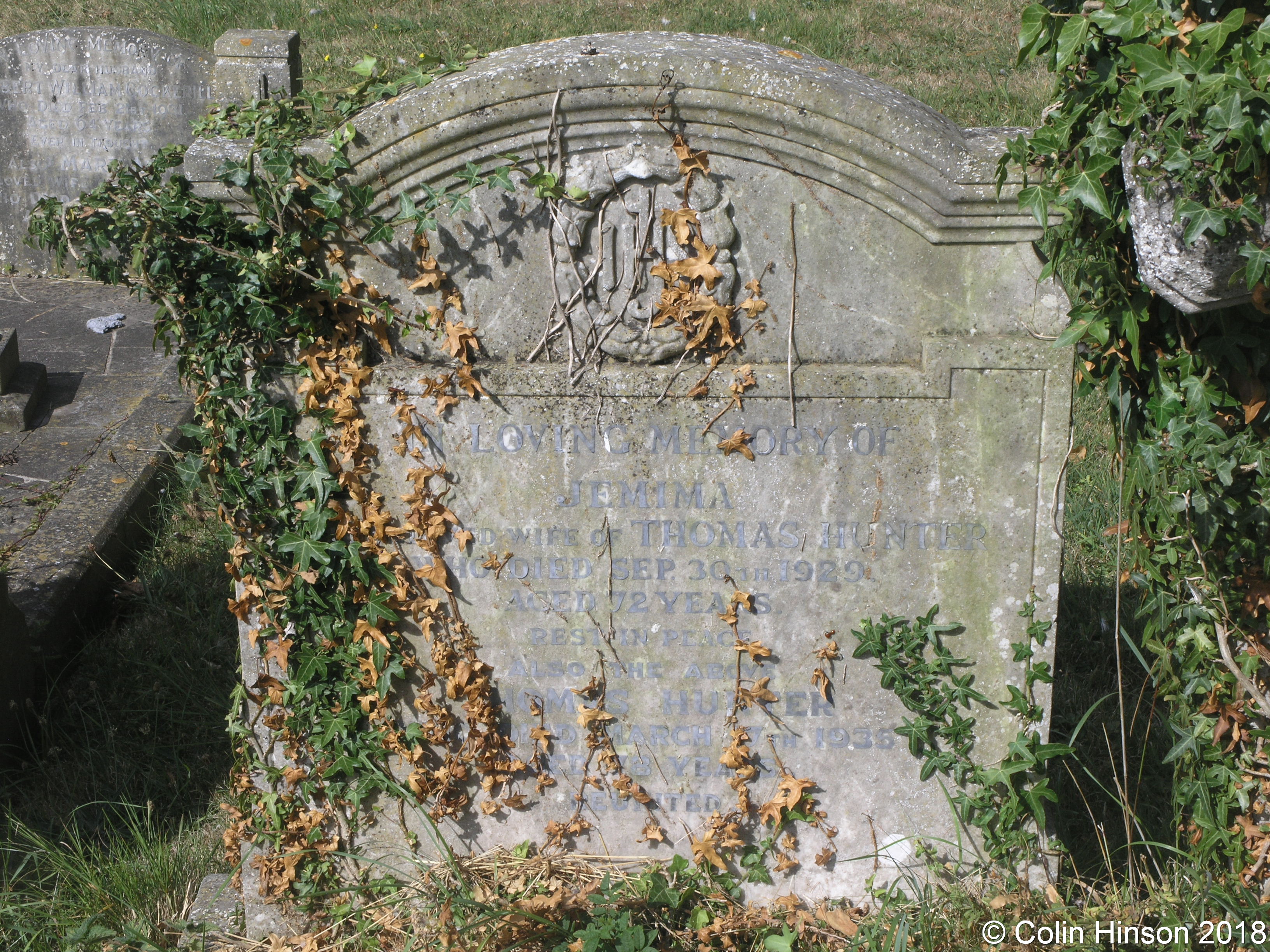 GENUKI: Patrington Churchyard gravestones etc., Yorkshire (East Riding)