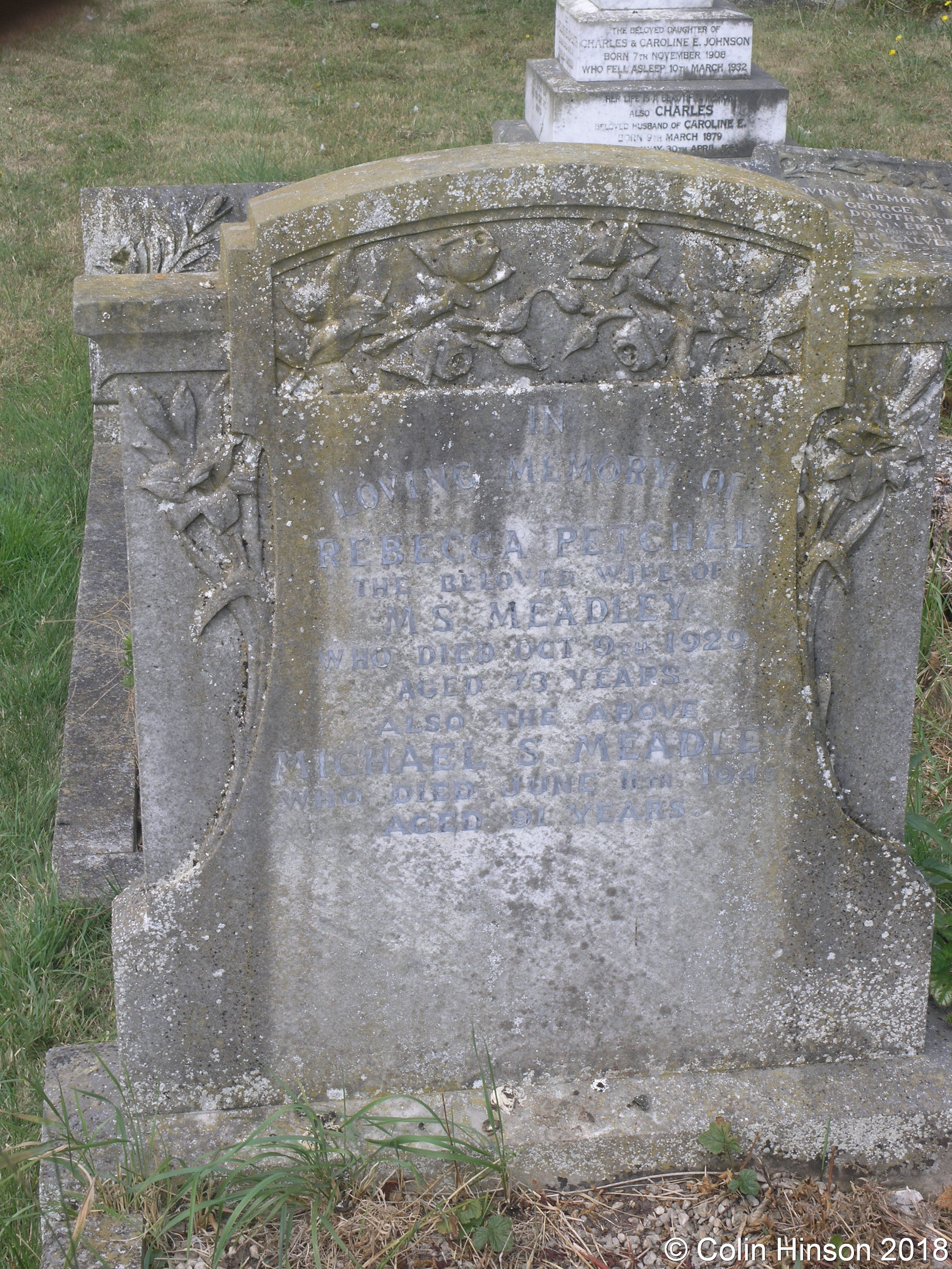 GENUKI: Patrington Churchyard gravestones etc., Yorkshire (East Riding)
