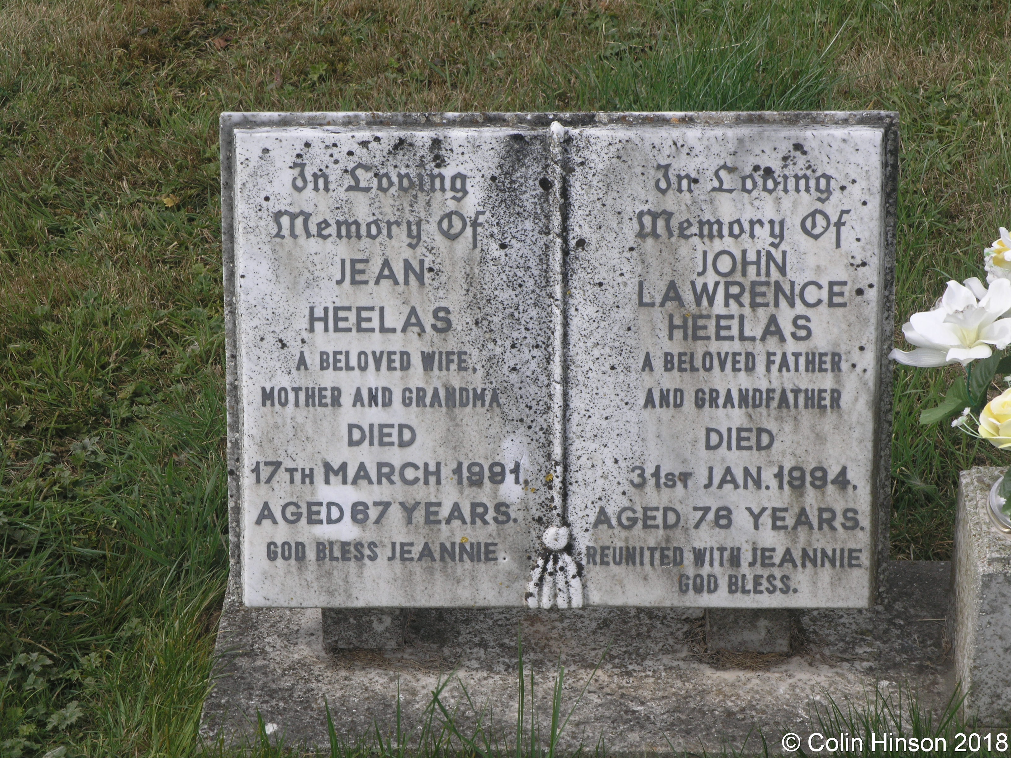 GENUKI: Patrington Cemetery gravestones etc., Yorkshire (East Riding)