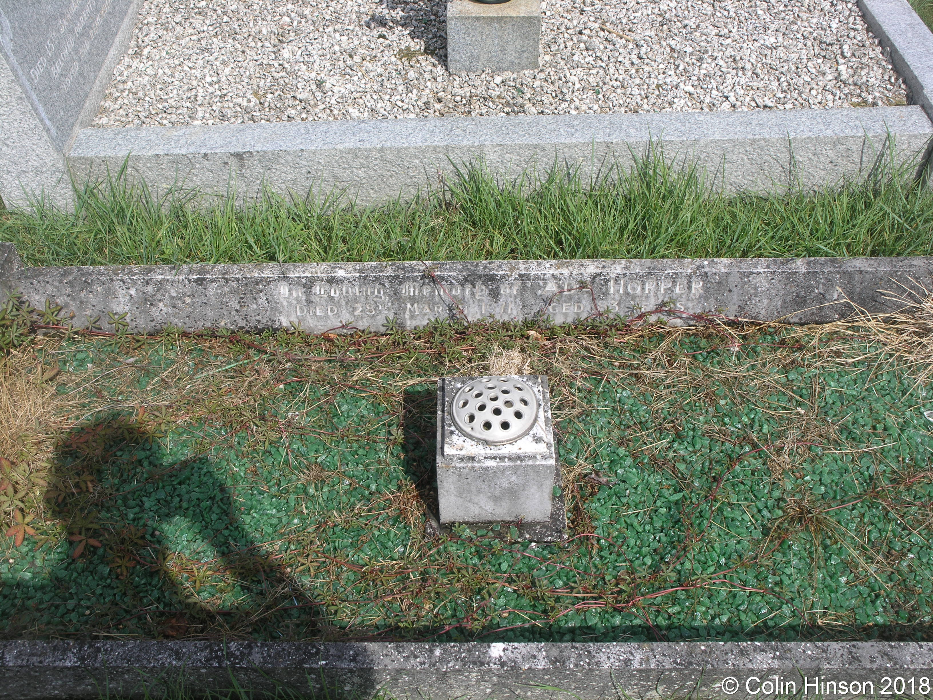 GENUKI: Patrington Cemetery gravestones etc., Yorkshire (East Riding)