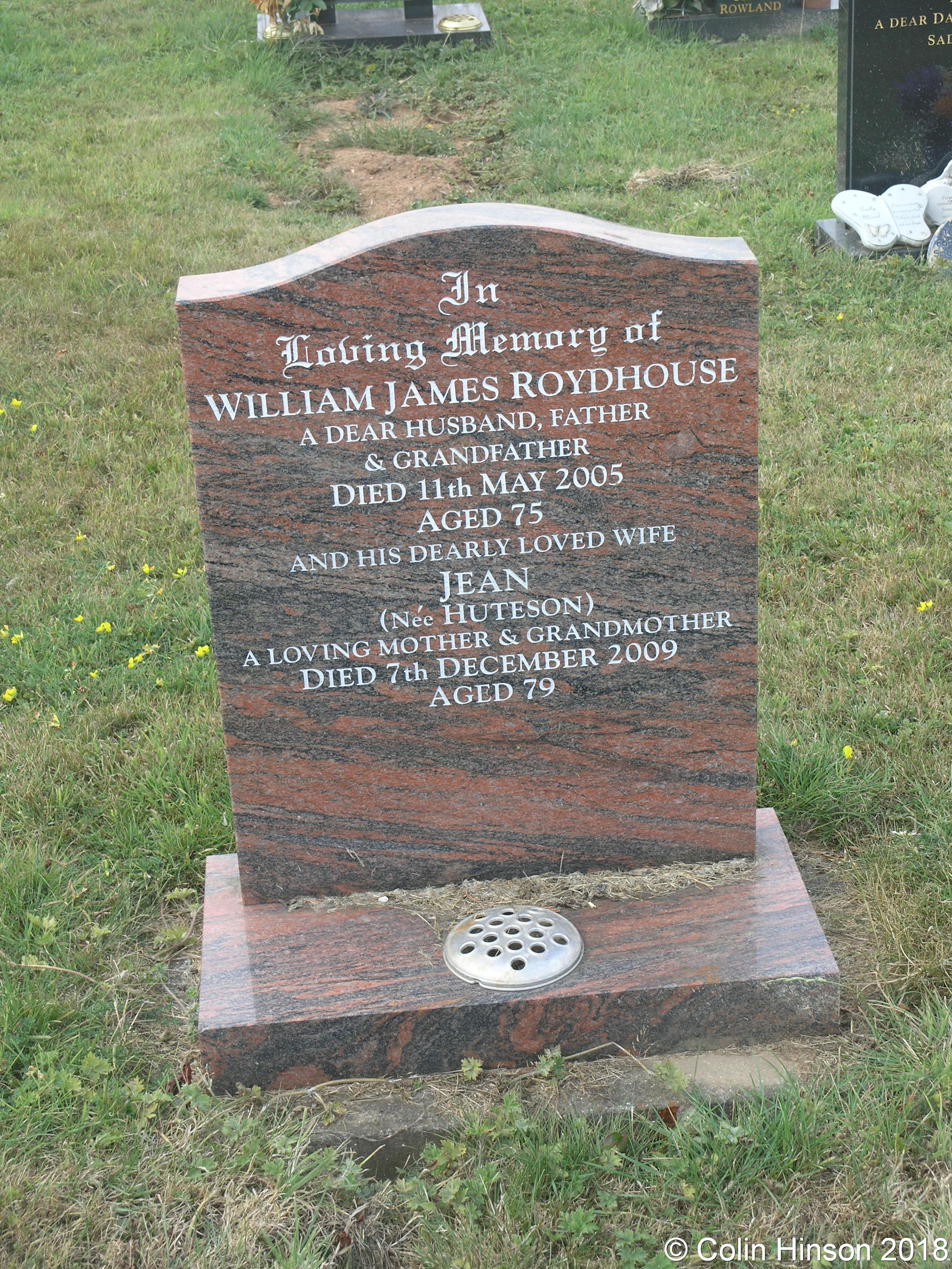 GENUKI: Patrington Cemetery gravestones etc., Yorkshire (East Riding)