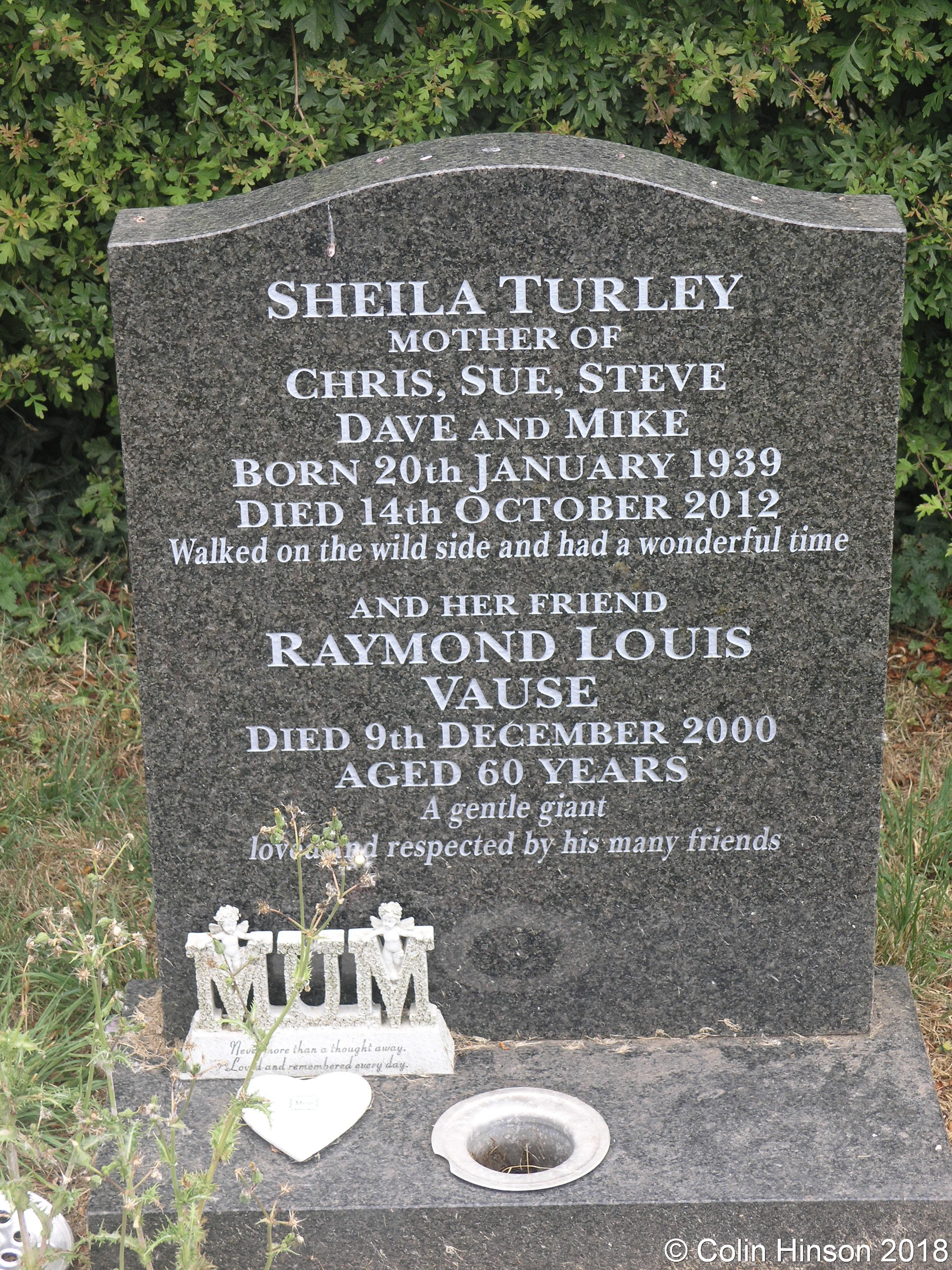 GENUKI: Patrington Cemetery gravestones etc., Yorkshire (East Riding)