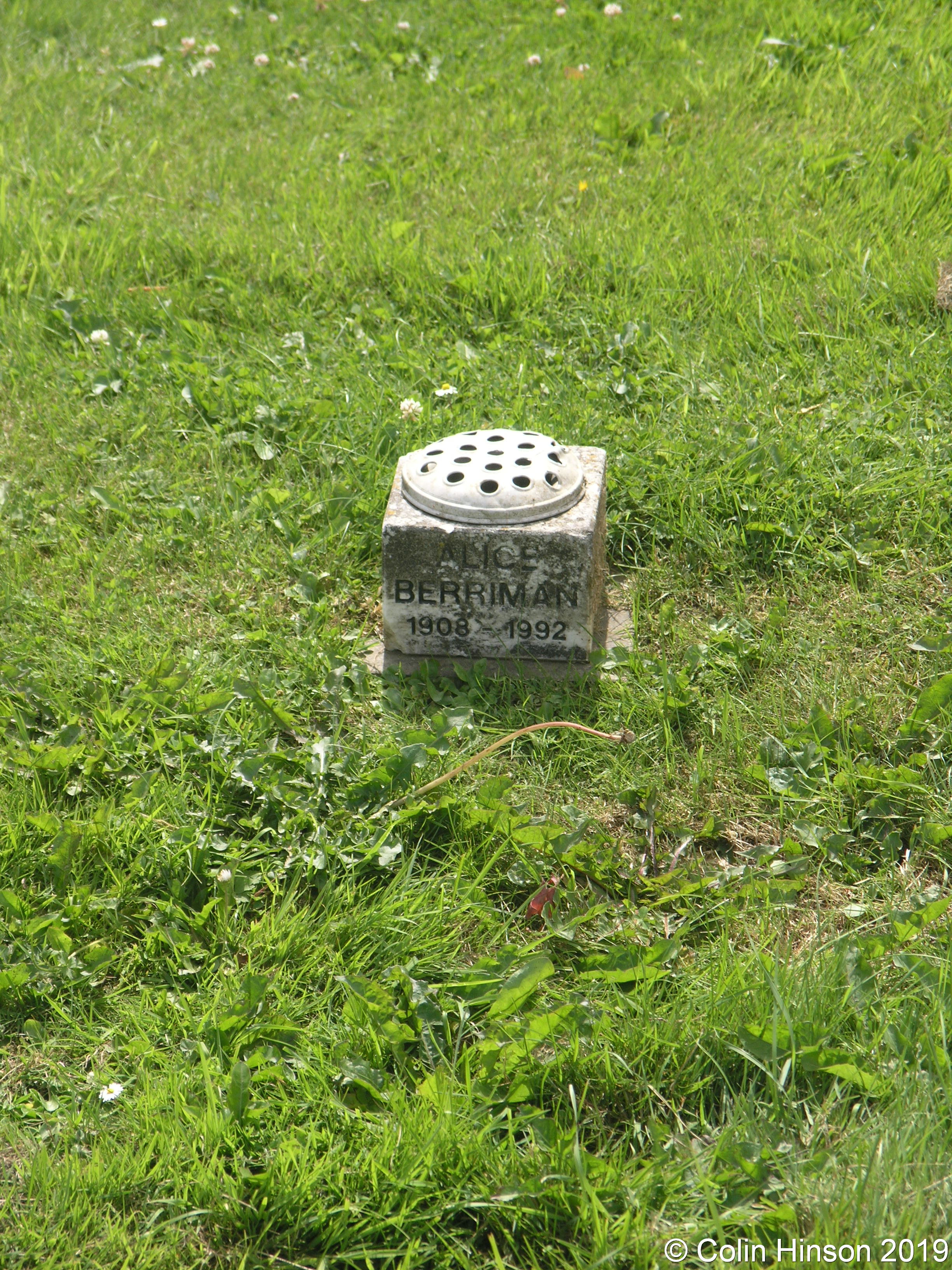GENUKI: Pocklington Cemetery gravestones etc., Yorkshire (East Riding)