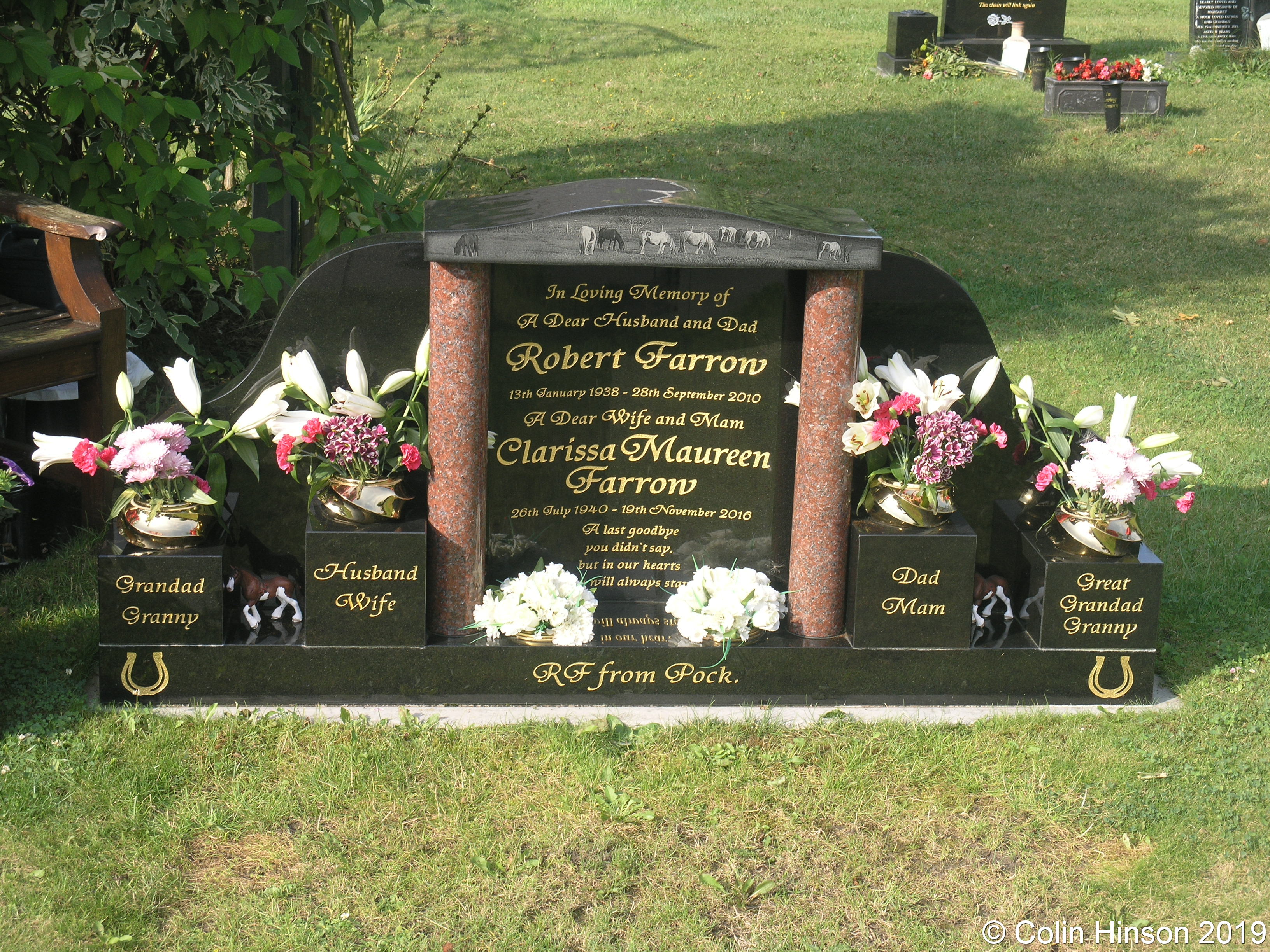 GENUKI: Pocklington Cemetery gravestones etc., Yorkshire (East Riding)