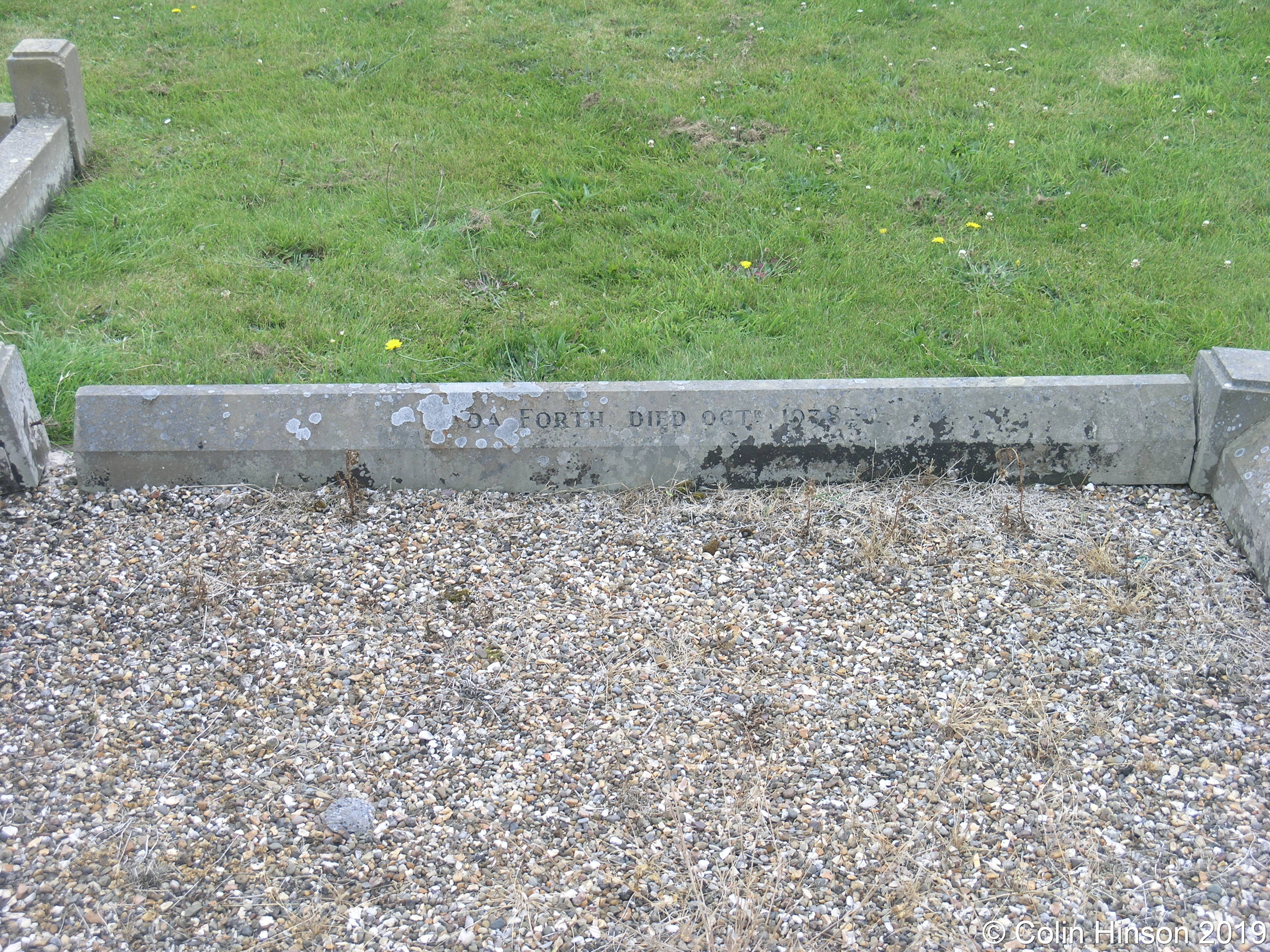 GENUKI: Pocklington Cemetery gravestones etc., Yorkshire (East Riding)