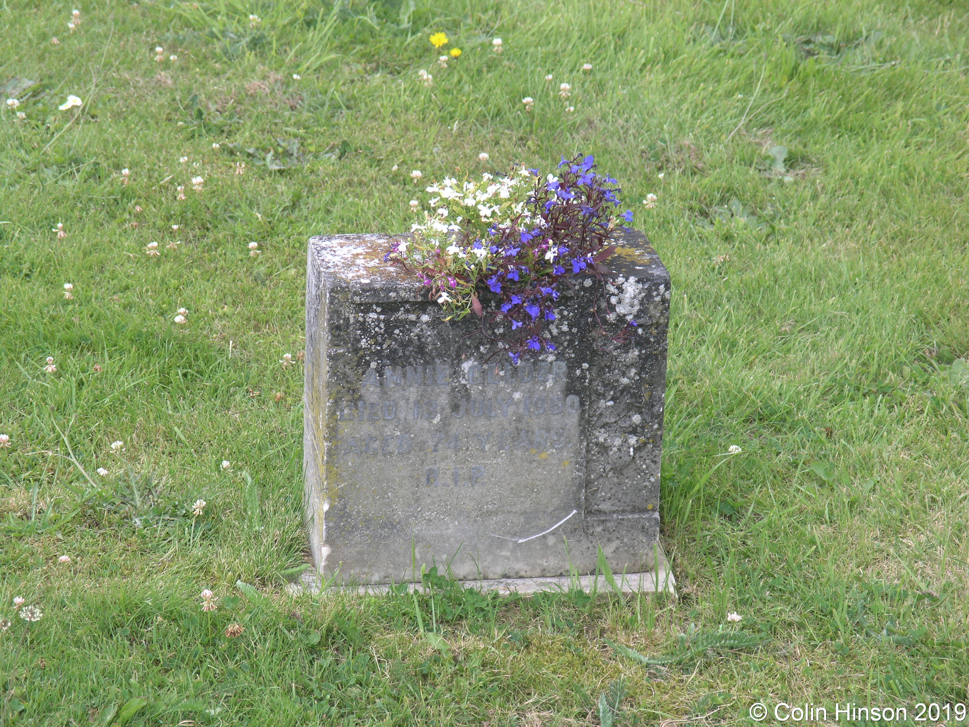 GENUKI: Pocklington Cemetery gravestones etc., Yorkshire (East Riding)