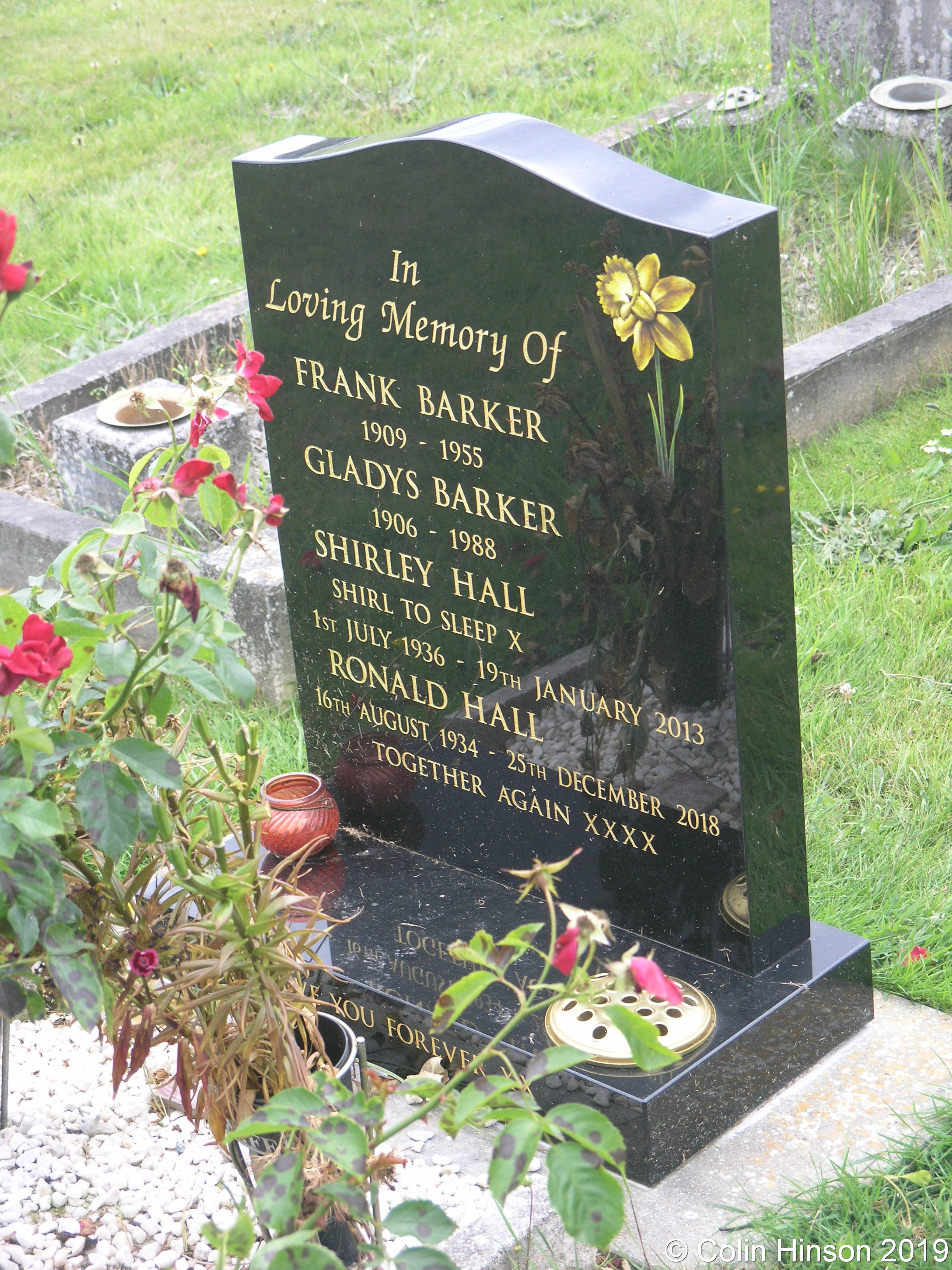 GENUKI: Pocklington Cemetery gravestones etc., Yorkshire (East Riding)
