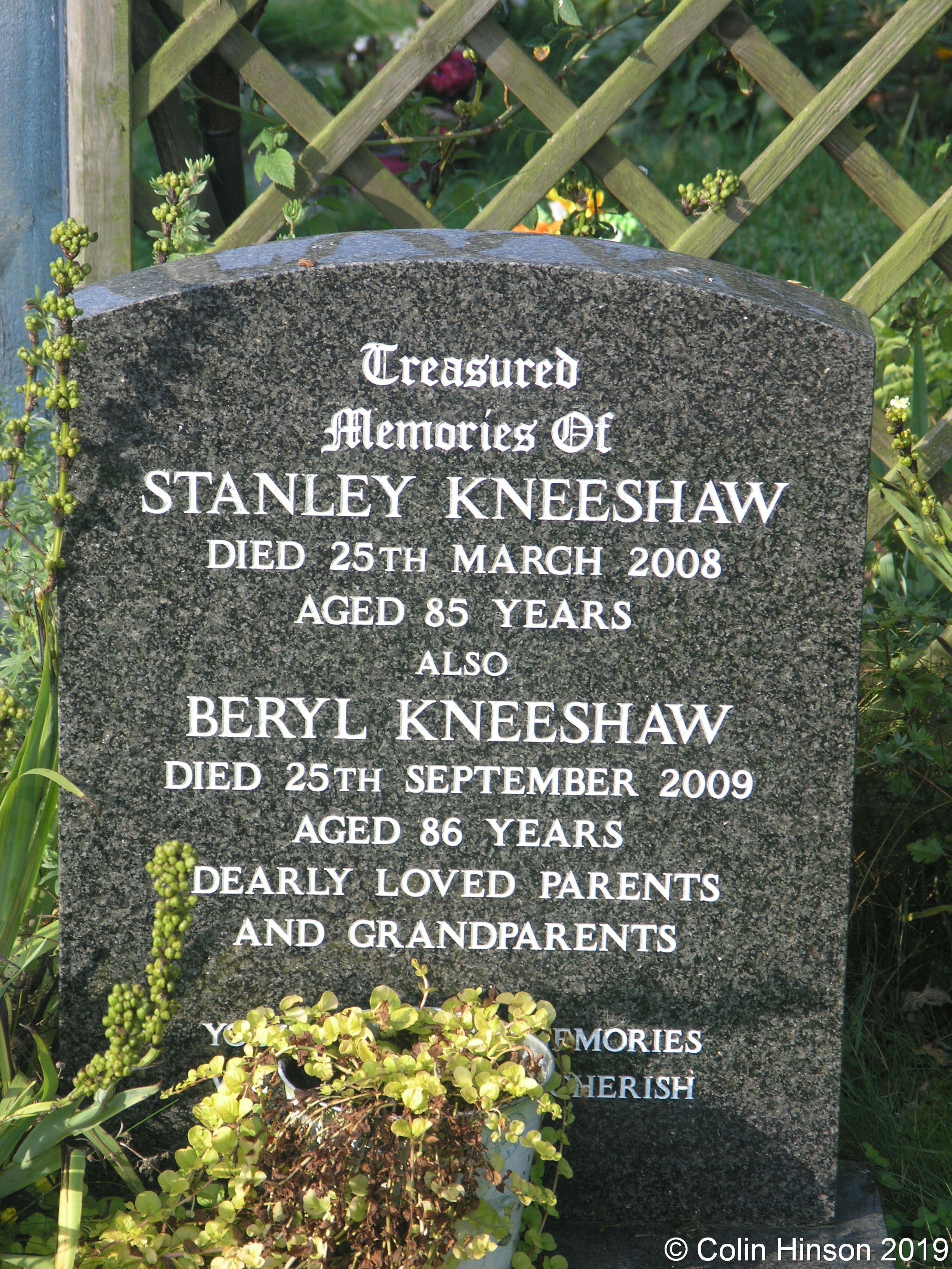 GENUKI: Pocklington Cemetery gravestones etc., Yorkshire (East Riding)