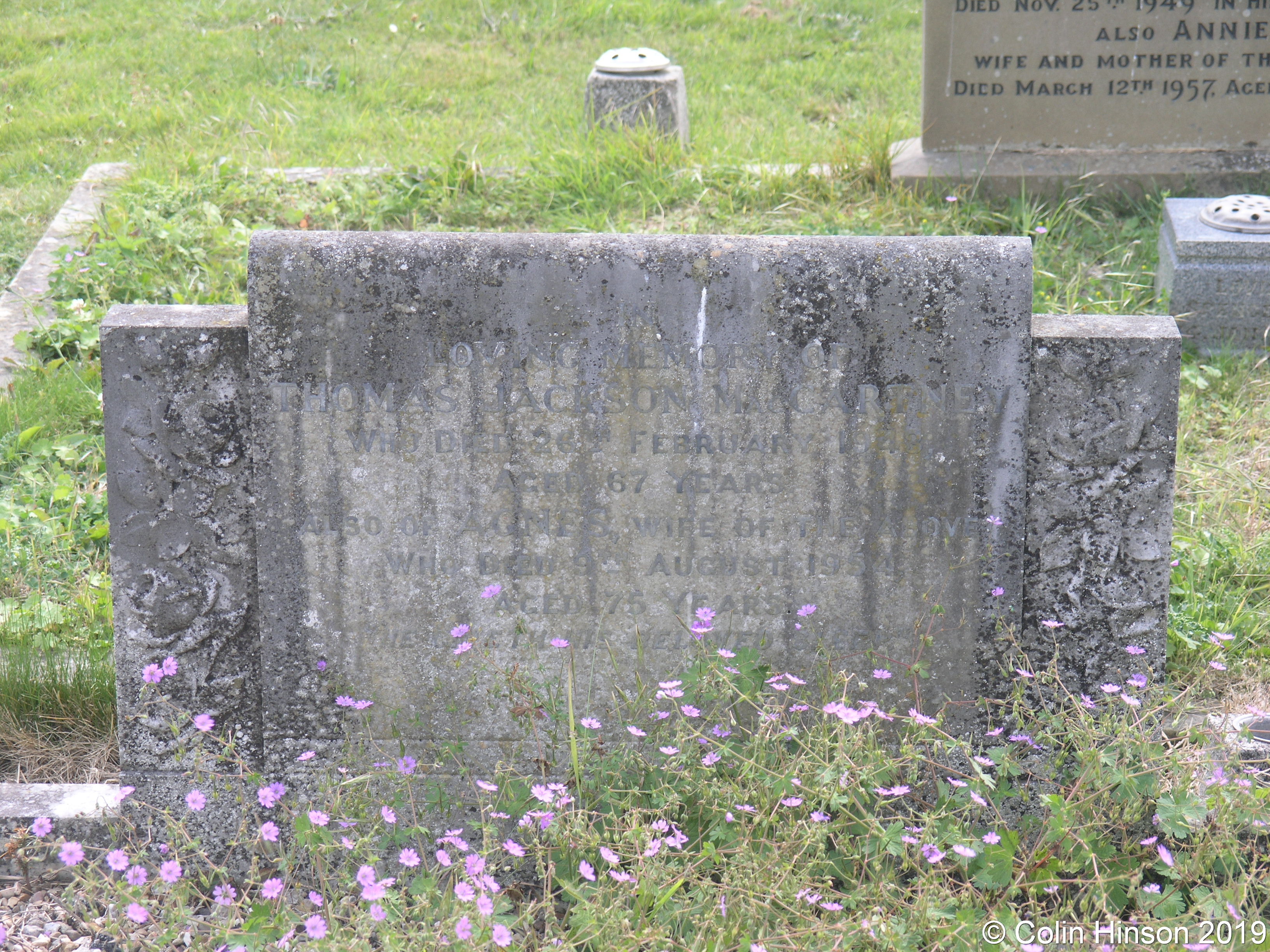 GENUKI: Pocklington Cemetery gravestones etc., Yorkshire (East Riding)
