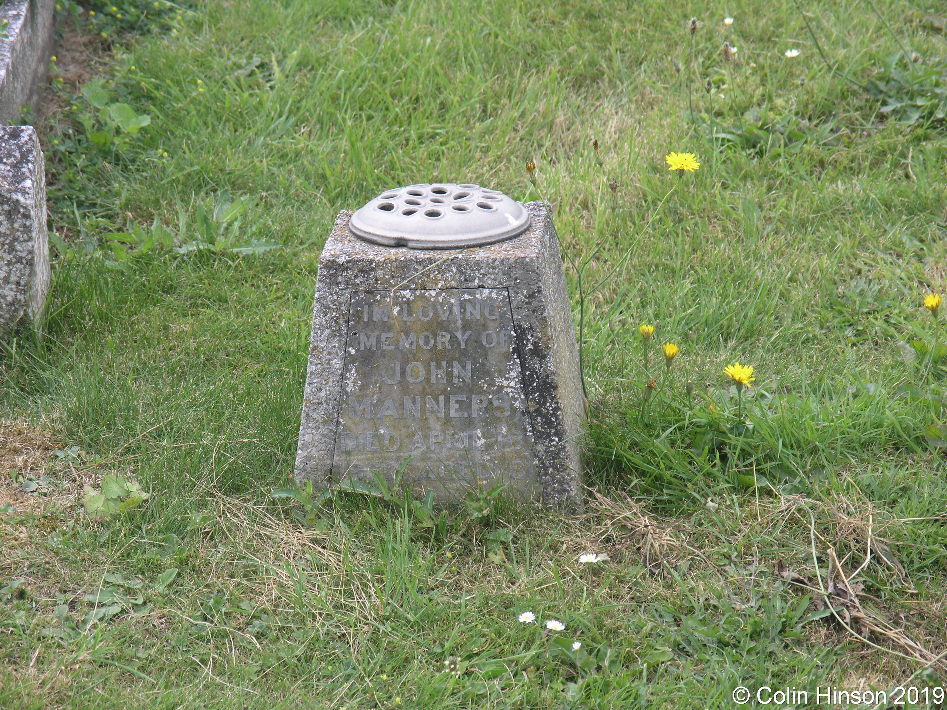 GENUKI: Pocklington Cemetery gravestones etc., Yorkshire (East Riding)