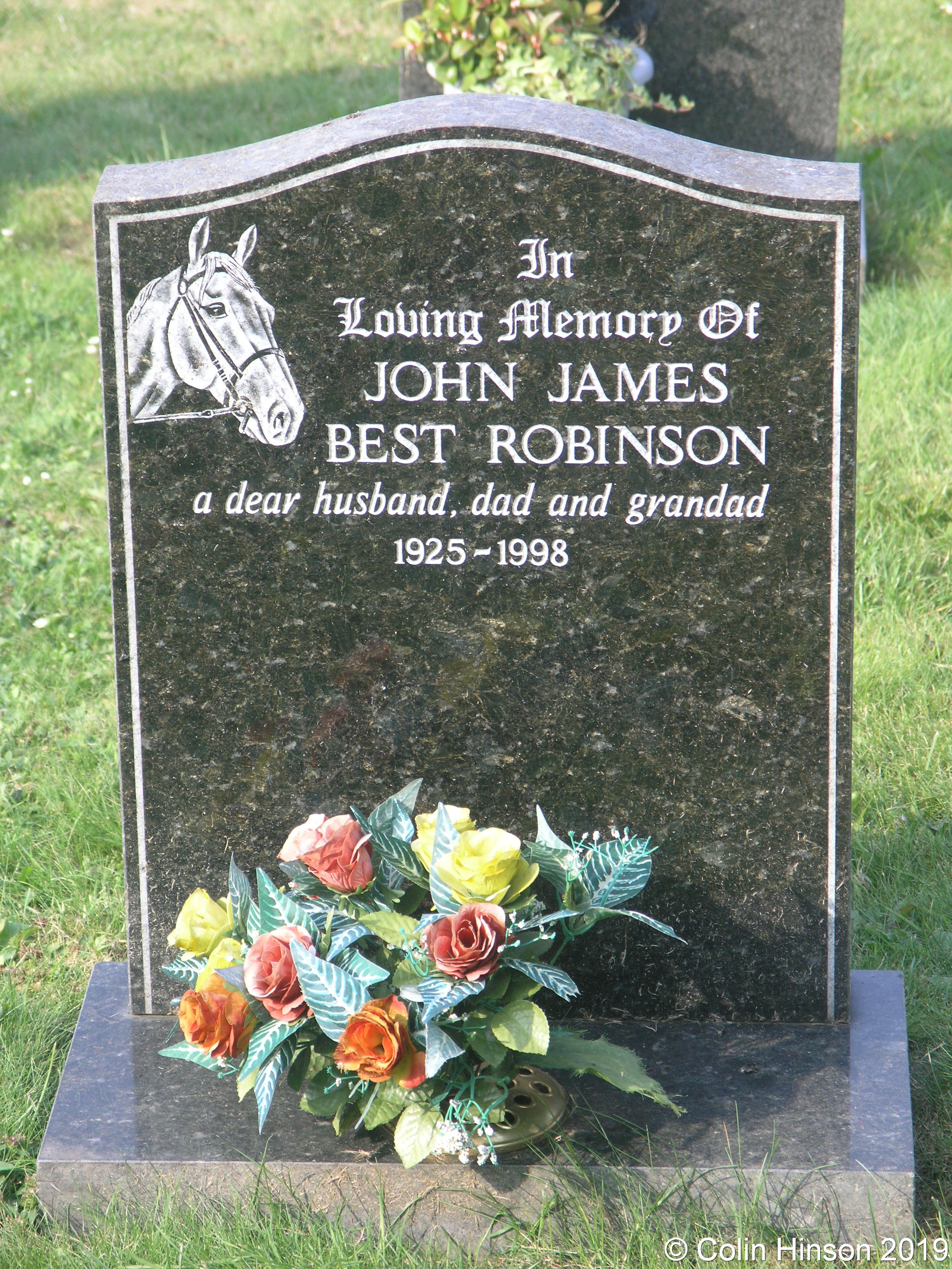 GENUKI: Pocklington Cemetery gravestones etc., Yorkshire (East Riding)