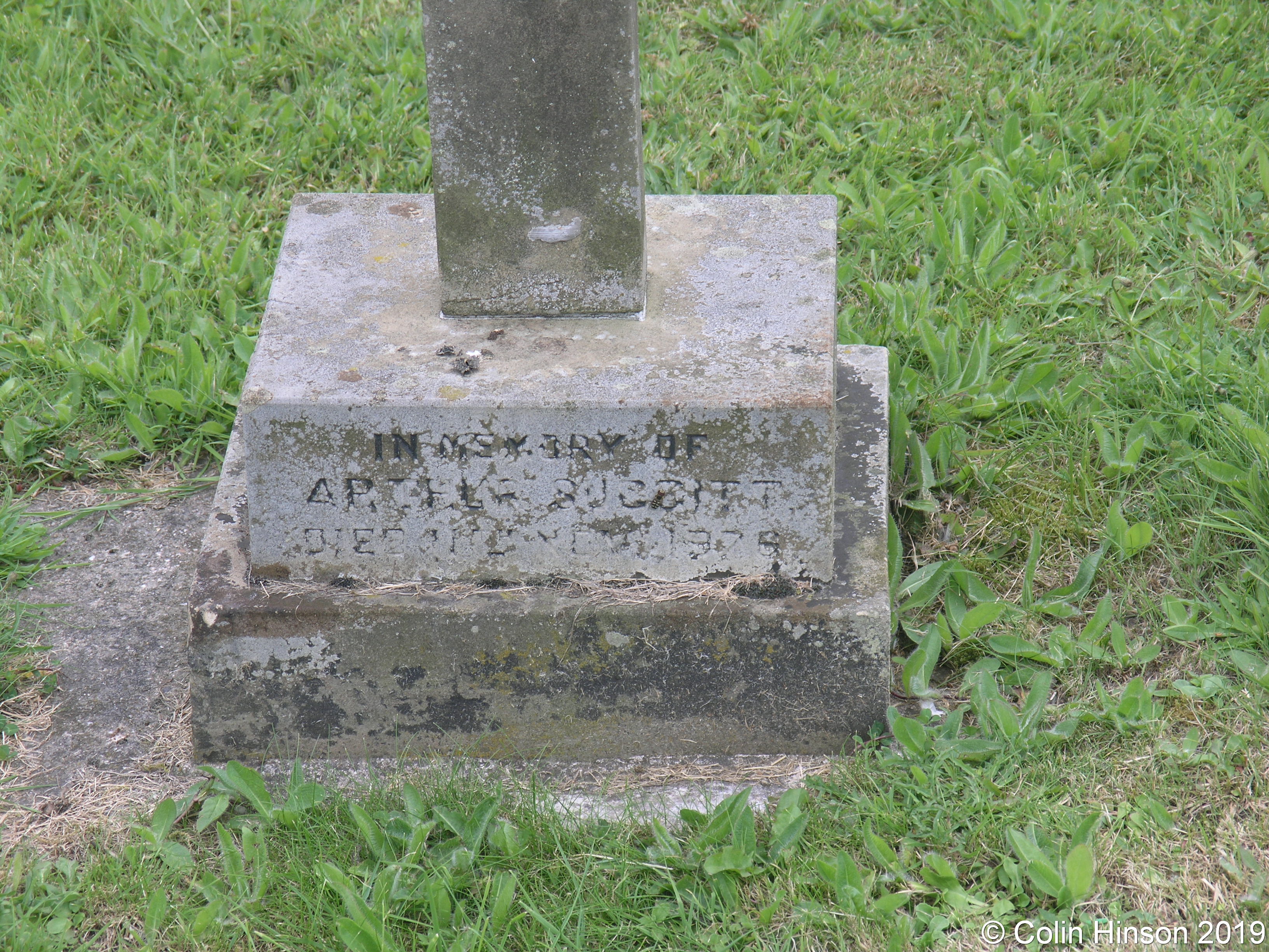 GENUKI: Pocklington Cemetery gravestones etc., Yorkshire (East Riding)