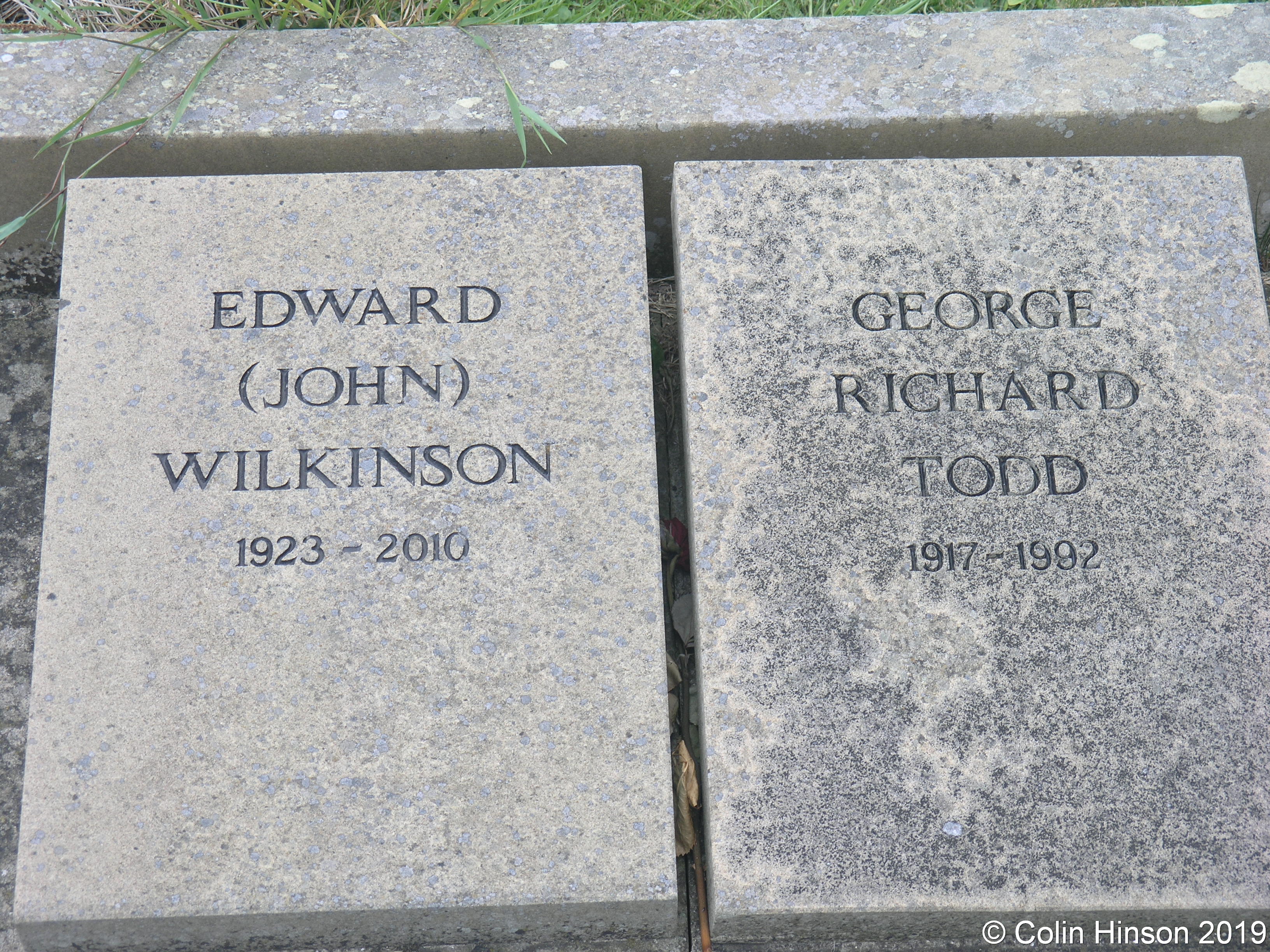 GENUKI: Pocklington Cemetery gravestones etc., Yorkshire (East Riding)