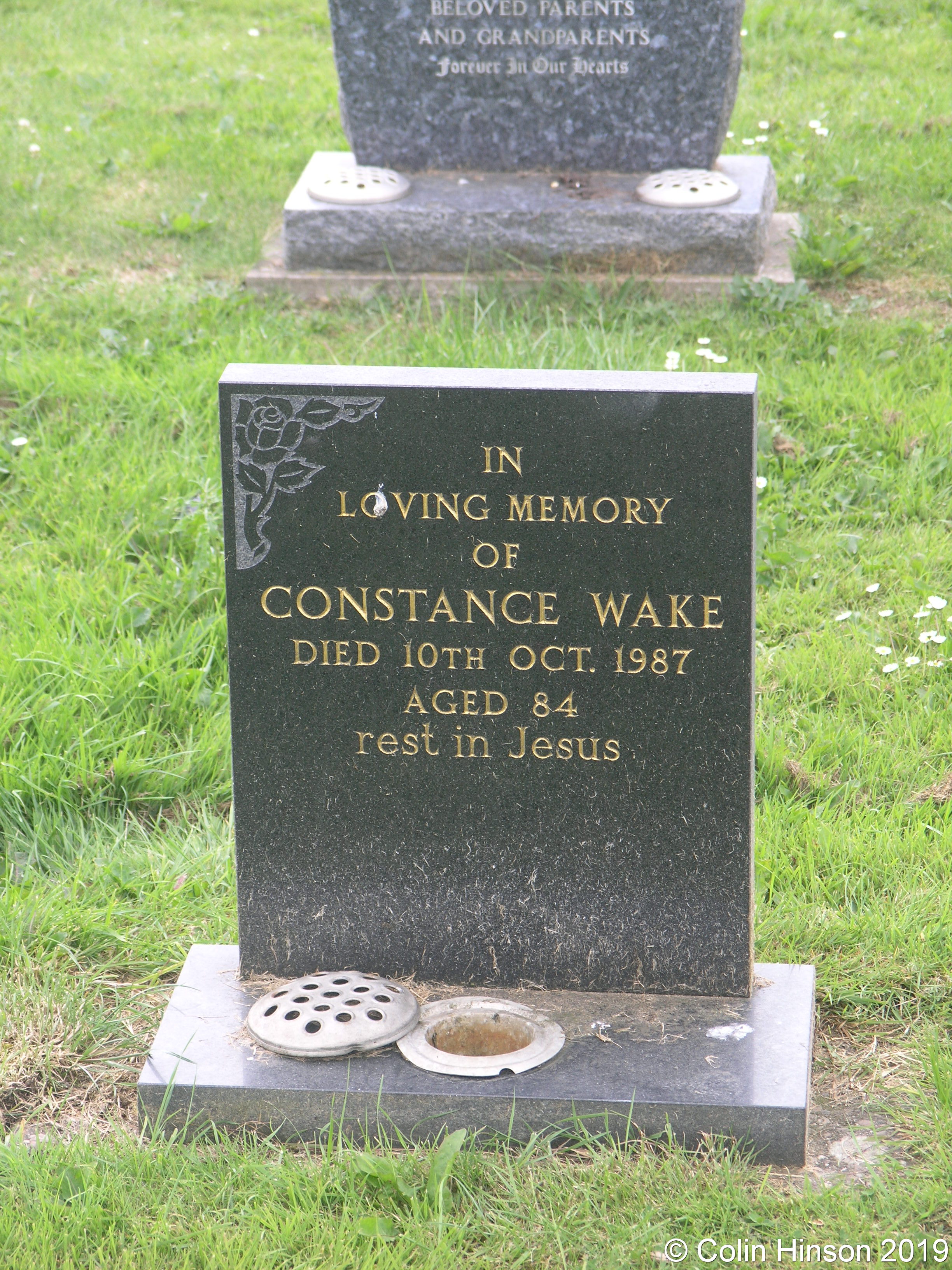 GENUKI: Pocklington Cemetery gravestones etc., Yorkshire (East Riding)