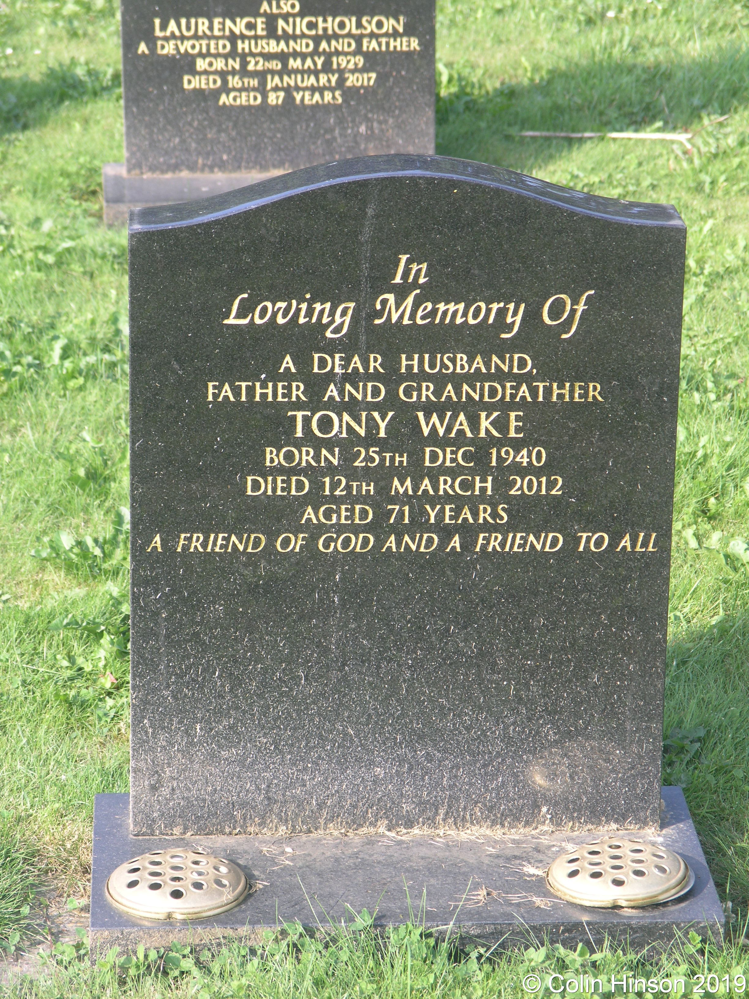 GENUKI: Pocklington Cemetery gravestones etc., Yorkshire (East Riding)