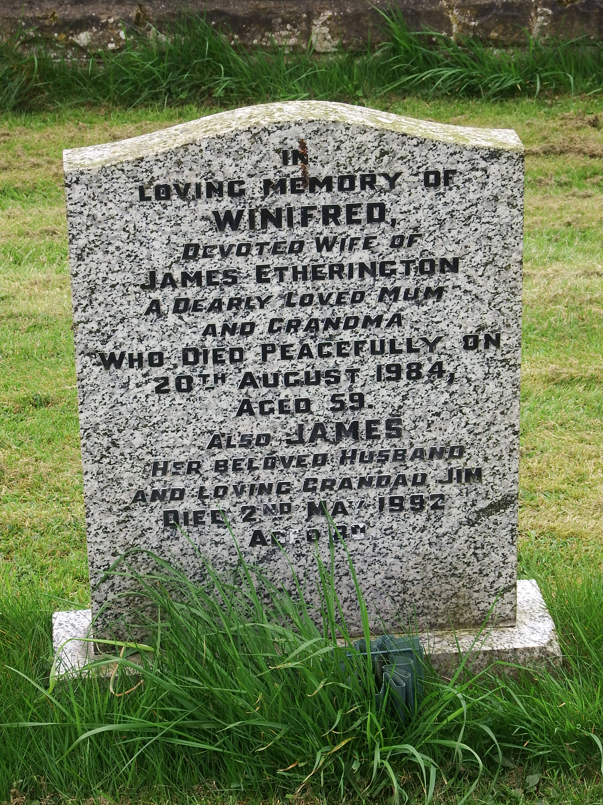 GENUKI: Scorborough Churchyard gravestones etc., Yorkshire (East Riding)