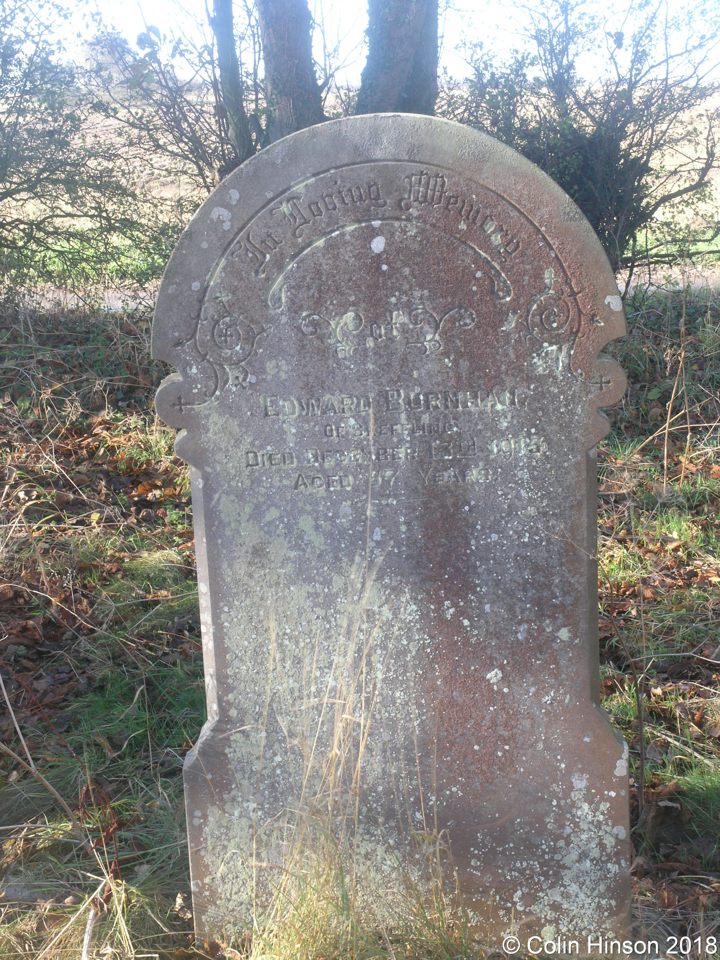 GENUKI: Skeffling Churchyard gravestones etc., Yorkshire (East Riding)
