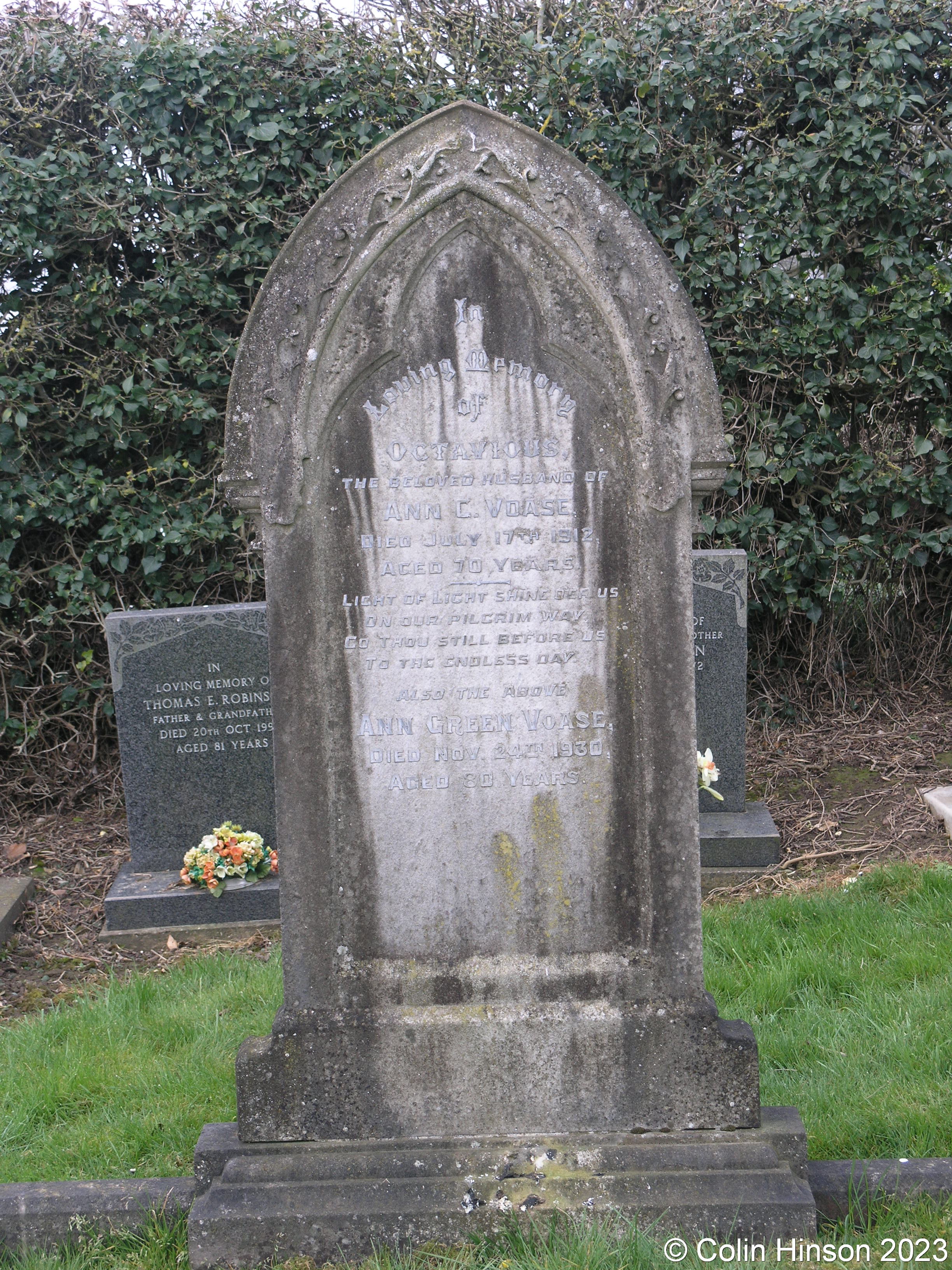 GENUKI: Skidby Ripplingham Road Cemetery gravestones., Yorkshire (East ...