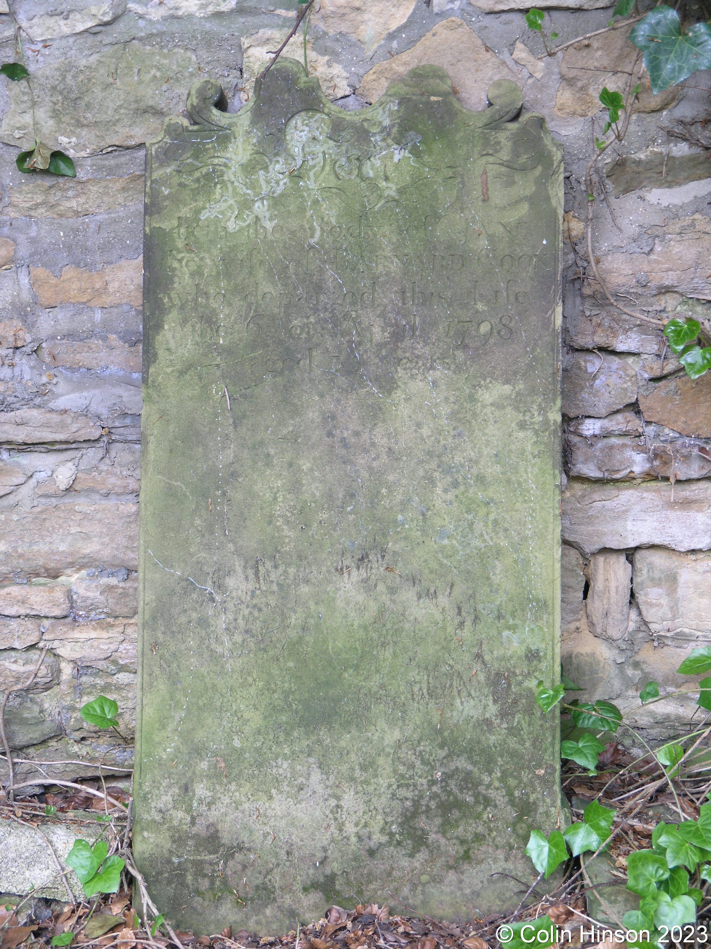 GENUKI: SouthCave Churchyard gravestones etc., Yorkshire (East Riding)