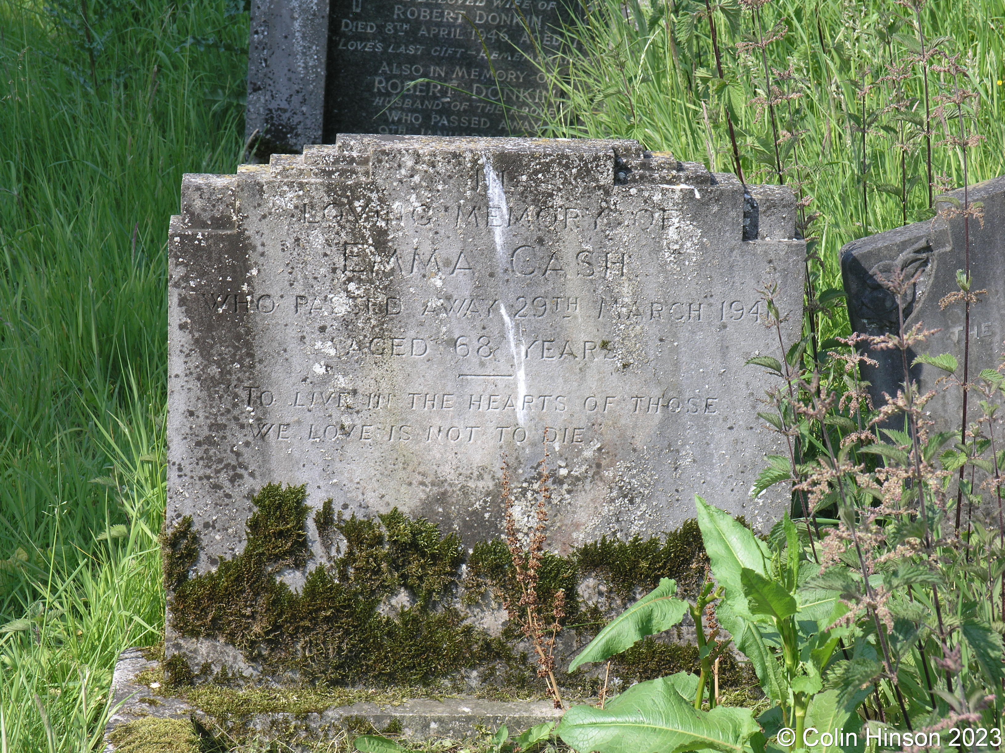 GENUKI: South Cave Cemetery gravestones etc., Yorkshire (East Riding)
