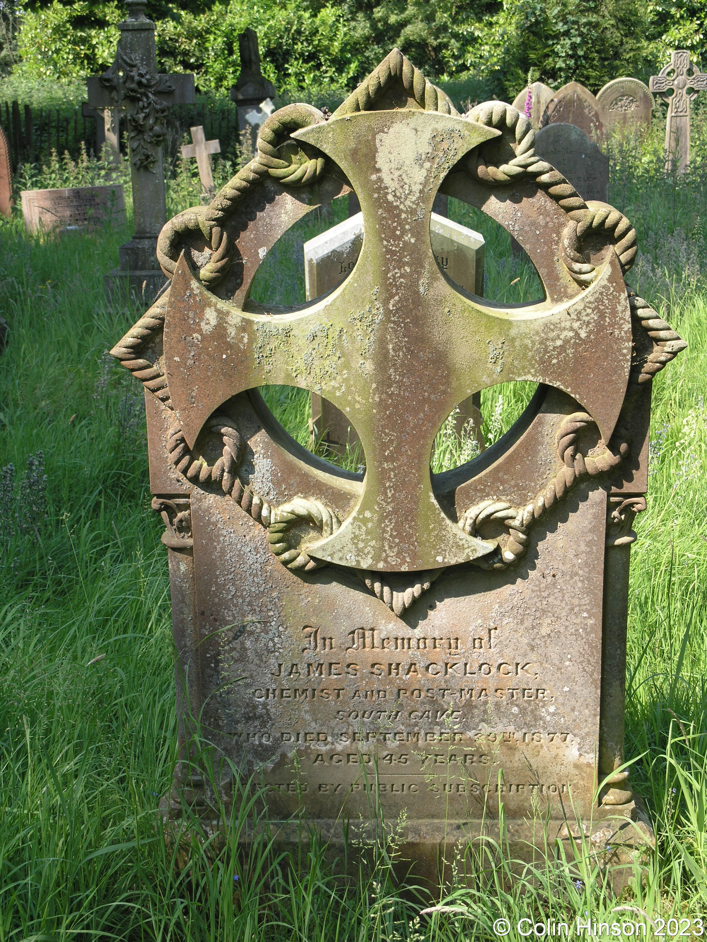 GENUKI: South Cave Cemetery gravestones etc., Yorkshire (East Riding)