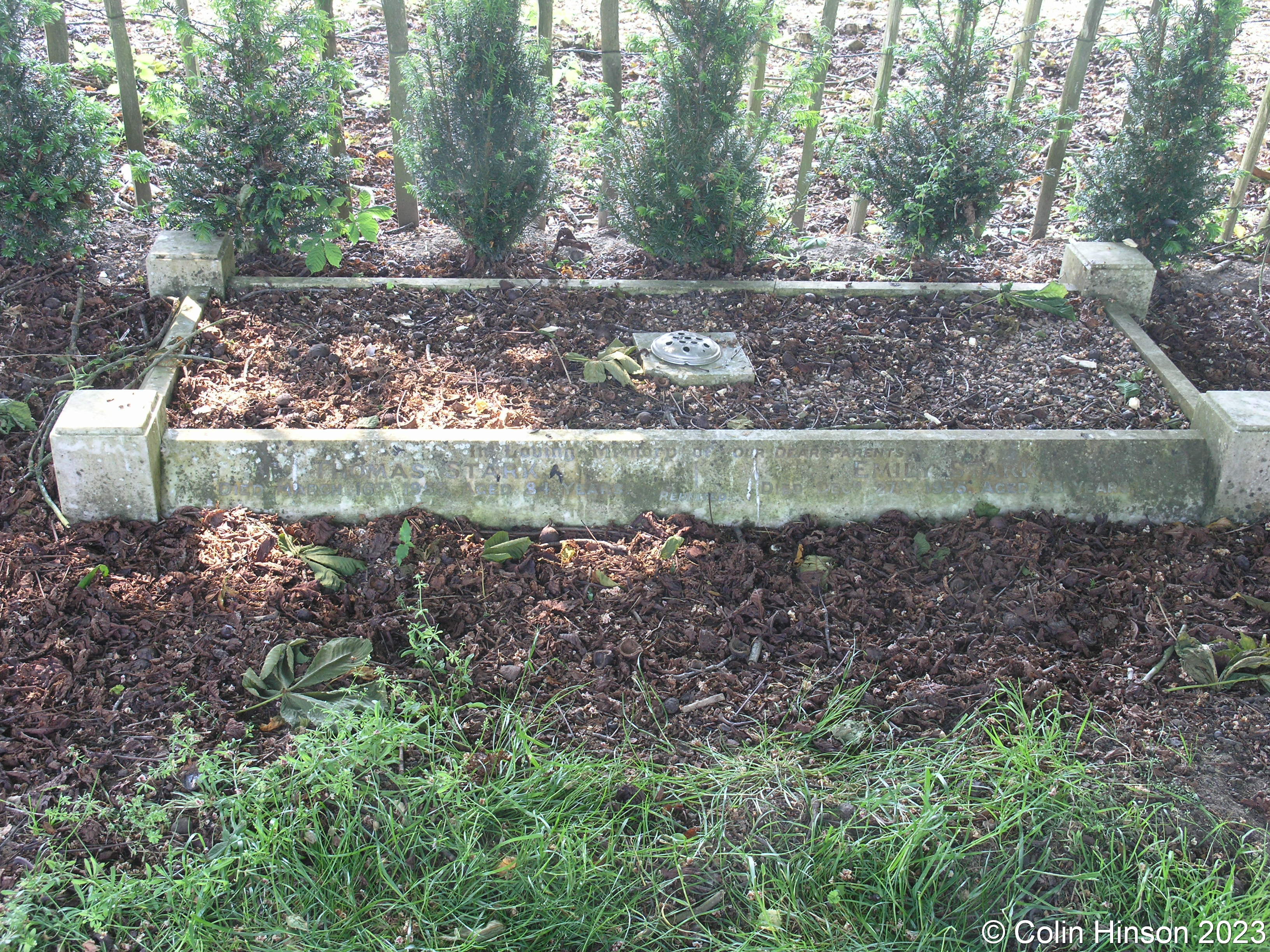 GENUKI: South Cave Cemetery gravestones etc., Yorkshire (East Riding)