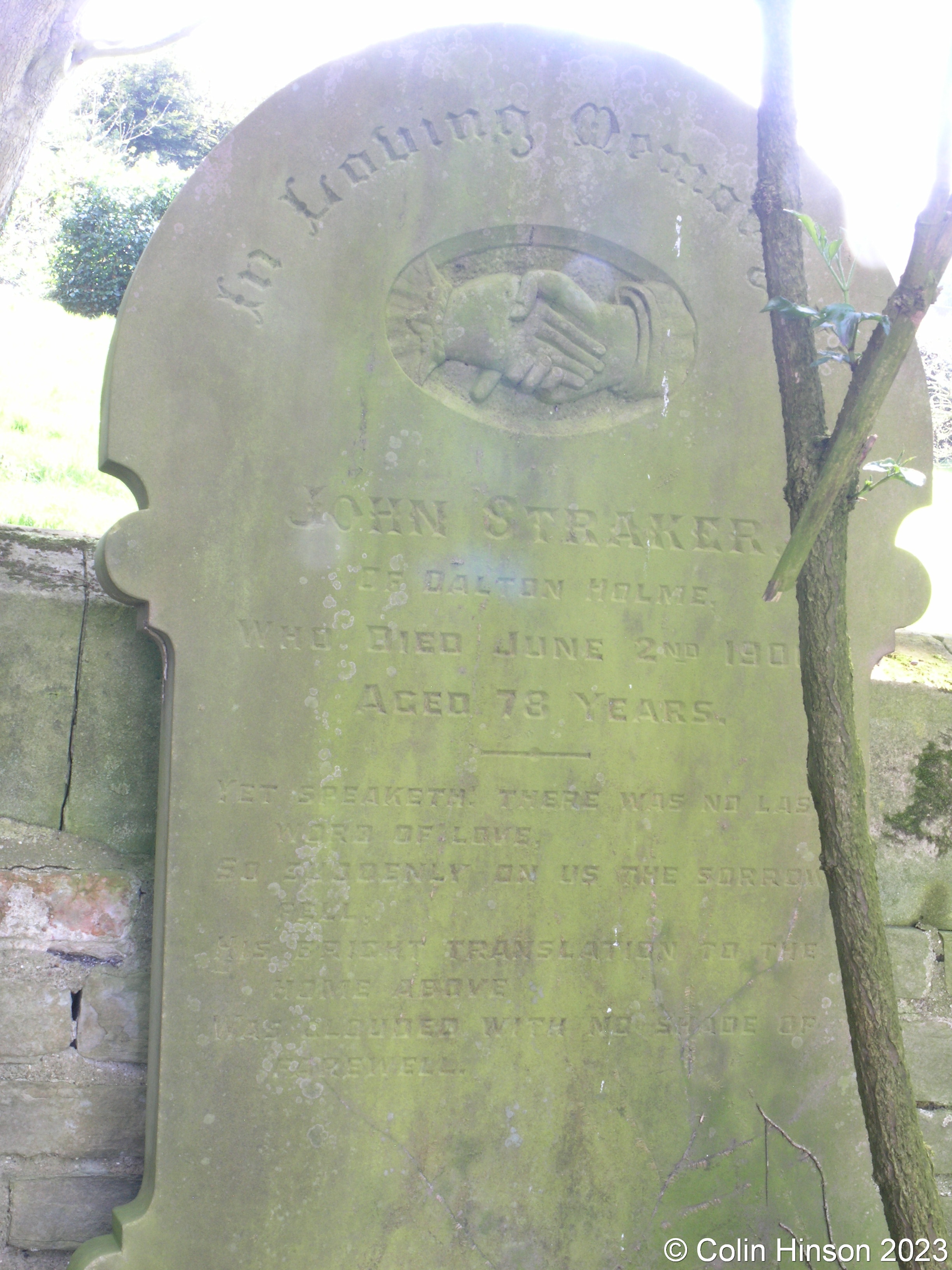 GENUKI: South Dalton Churchyard gravestones etc., Yorkshire (East Riding)