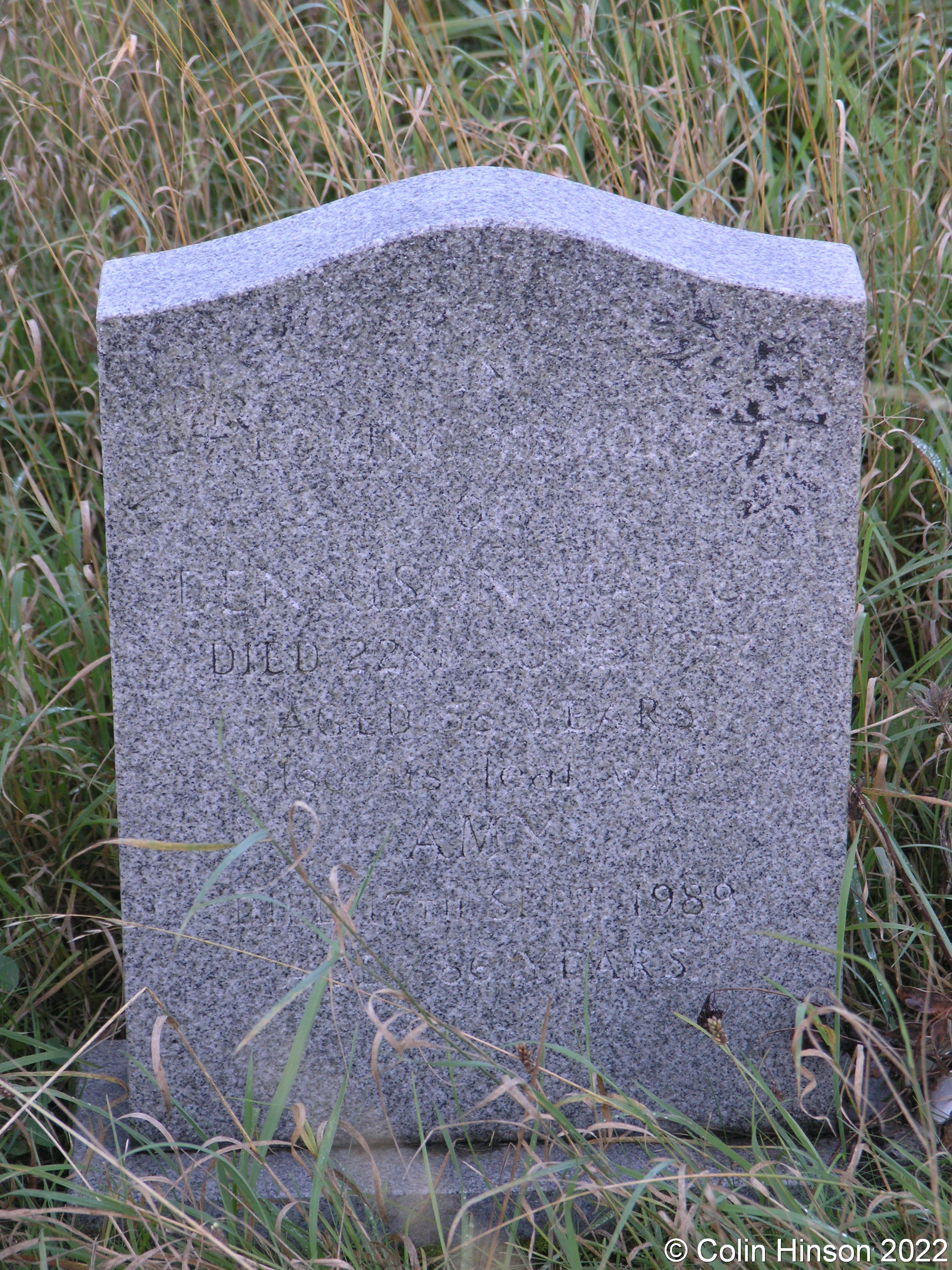 GENUKI: Thorganby Churchyard gravestones etc., Yorkshire (East Riding)