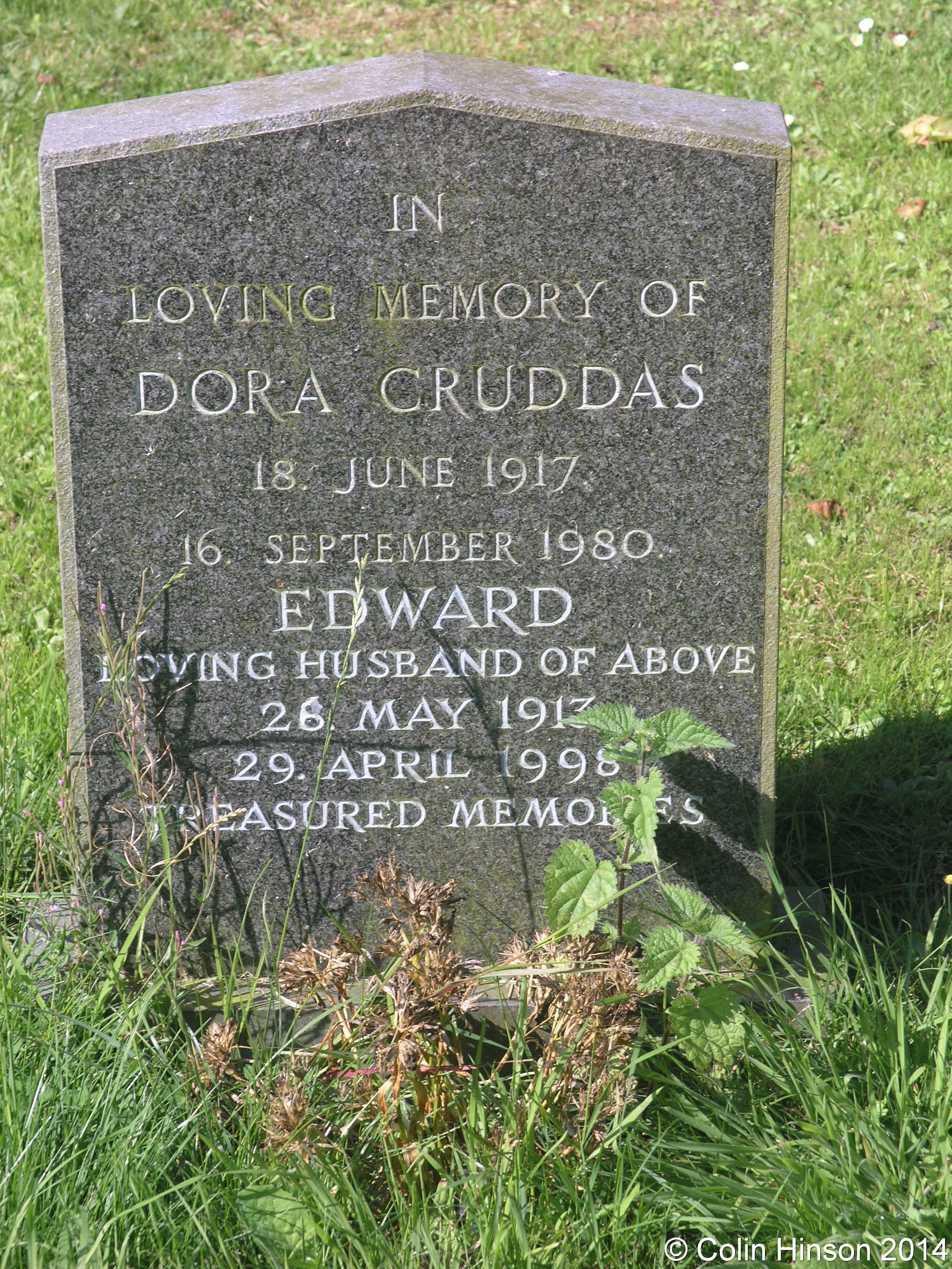 GENUKI: Ulrome Churchyard gravestones etc., Yorkshire (East Riding)