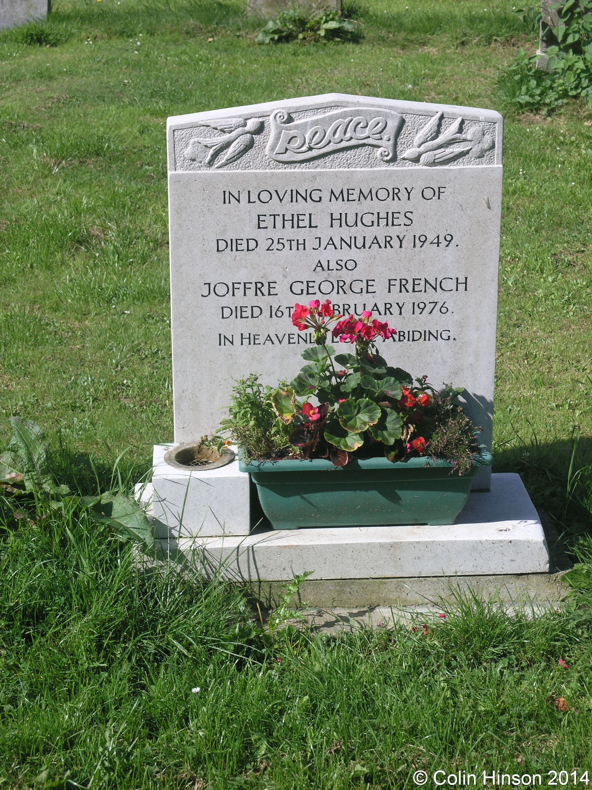 GENUKI: Ulrome Churchyard gravestones etc., Yorkshire (East Riding)