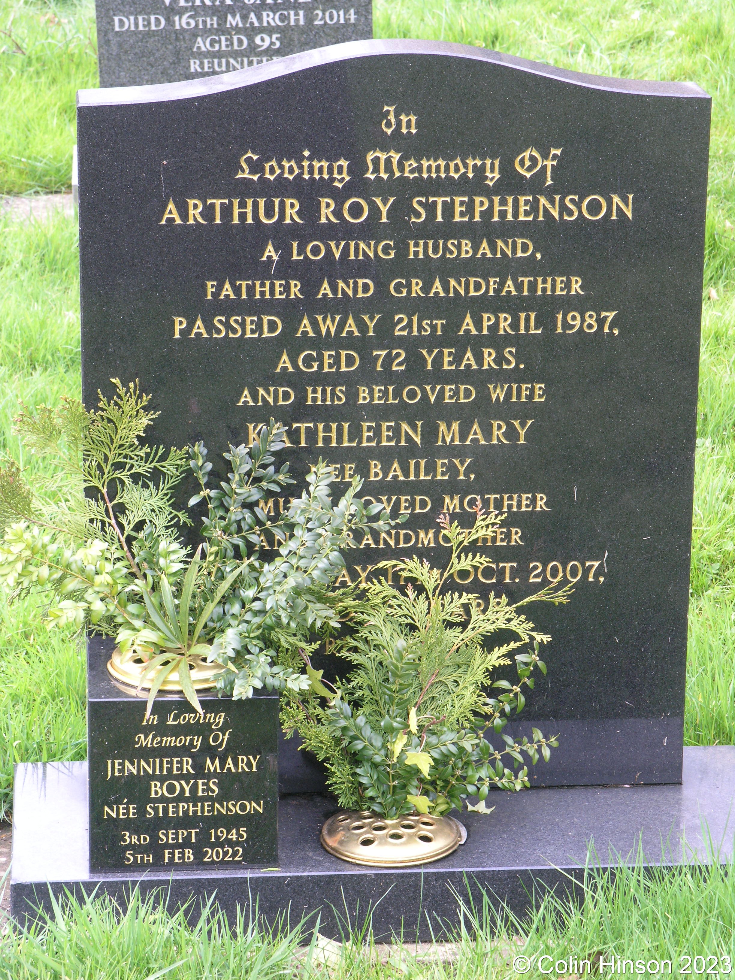 GENUKI: Walkington Churchyard gravestones etc., Yorkshire (East Riding)