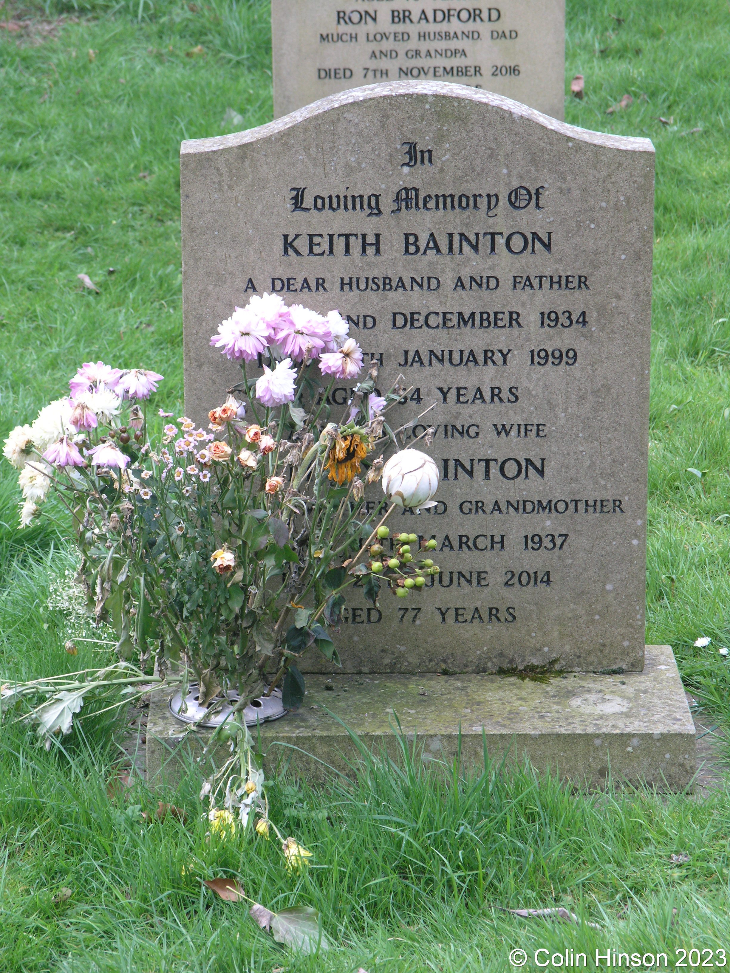 GENUKI: Walkington Churchyard gravestones etc., Yorkshire (East Riding)