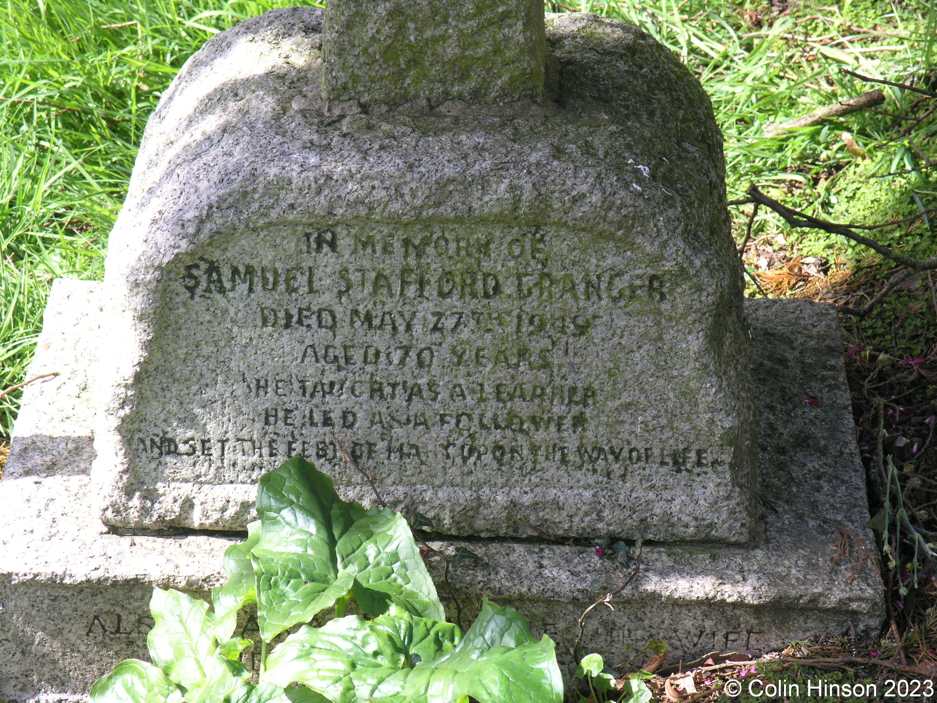 GENUKI: Walkington Churchyard gravestones etc., Yorkshire (East Riding)