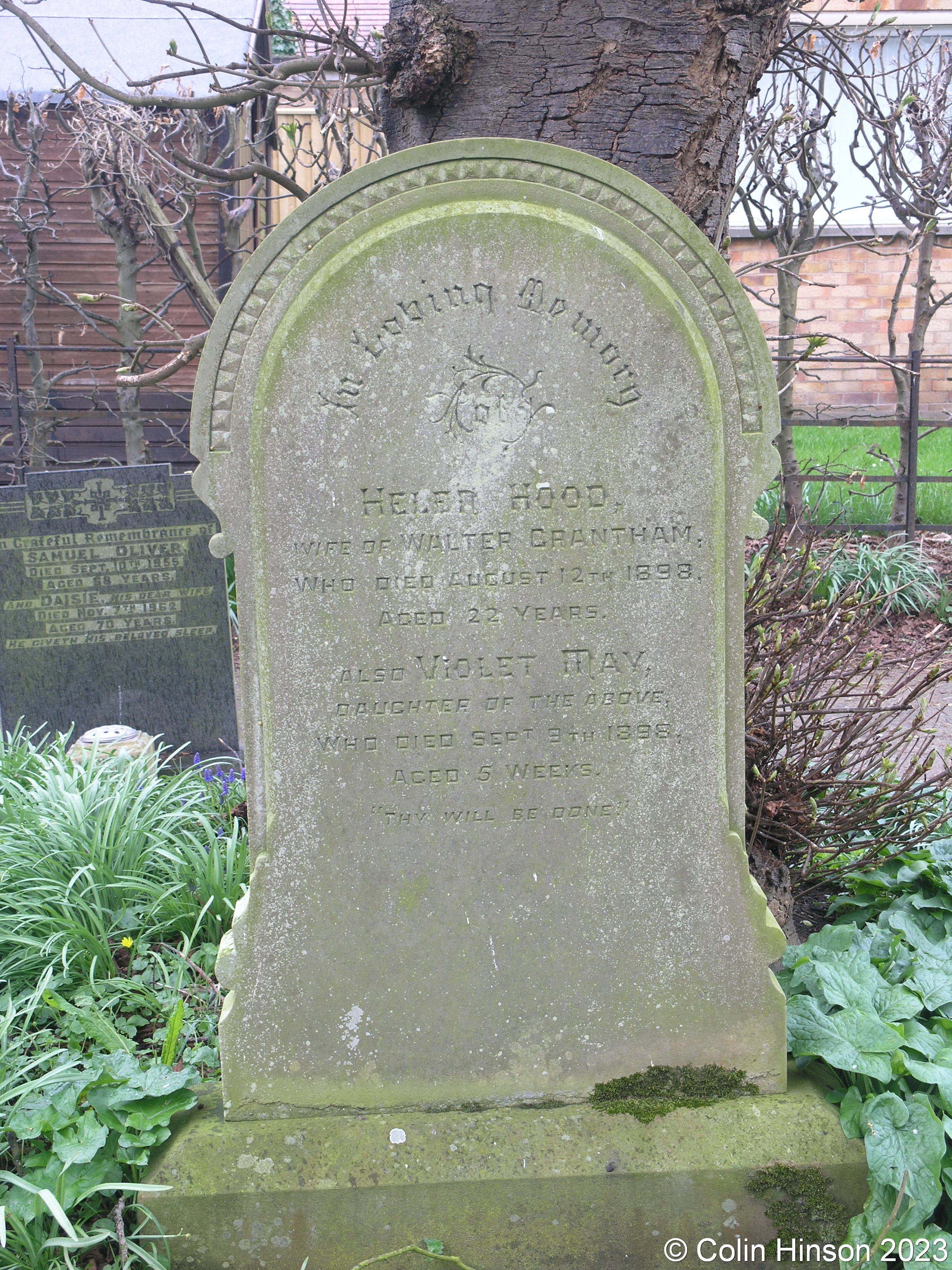 GENUKI: Walkington Churchyard gravestones etc., Yorkshire (East Riding)