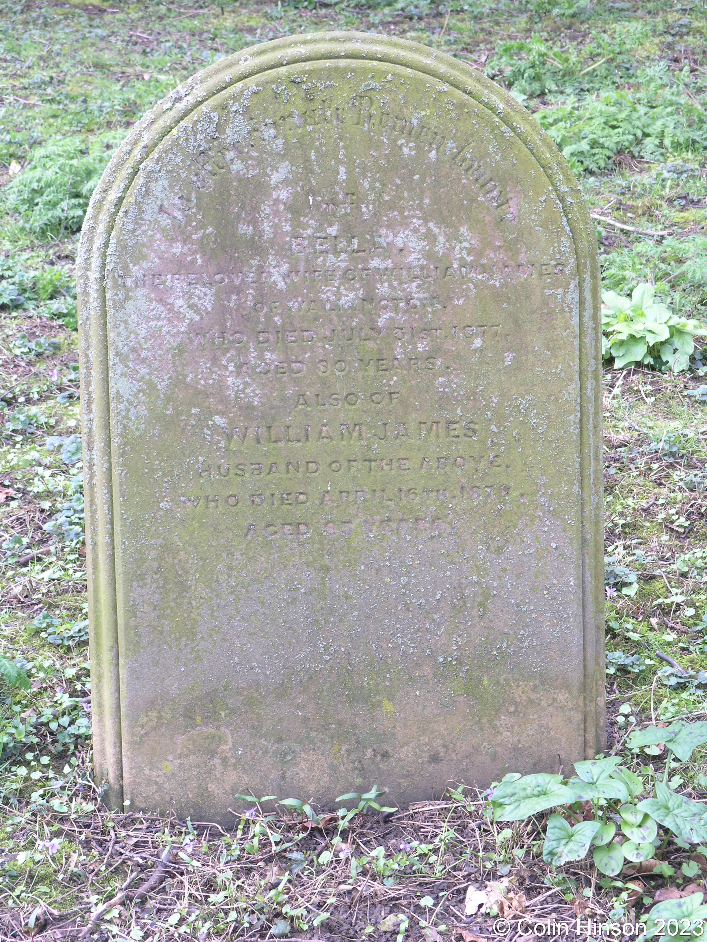 GENUKI: Walkington Churchyard gravestones etc., Yorkshire (East Riding)