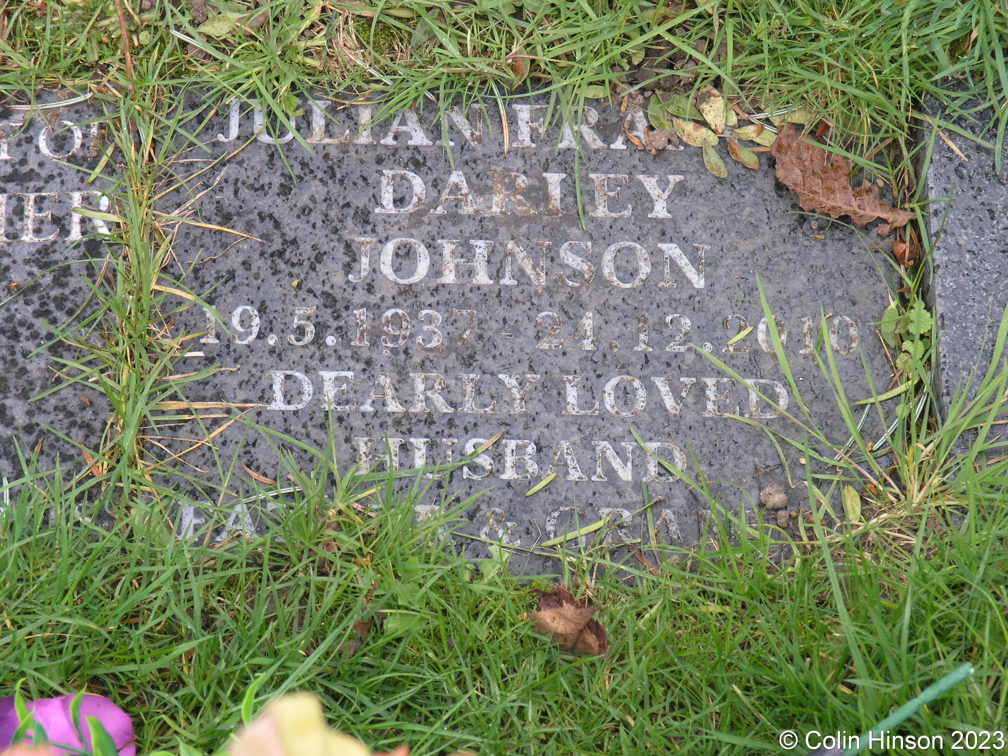 GENUKI: Walkington Churchyard gravestones etc., Yorkshire (East Riding)
