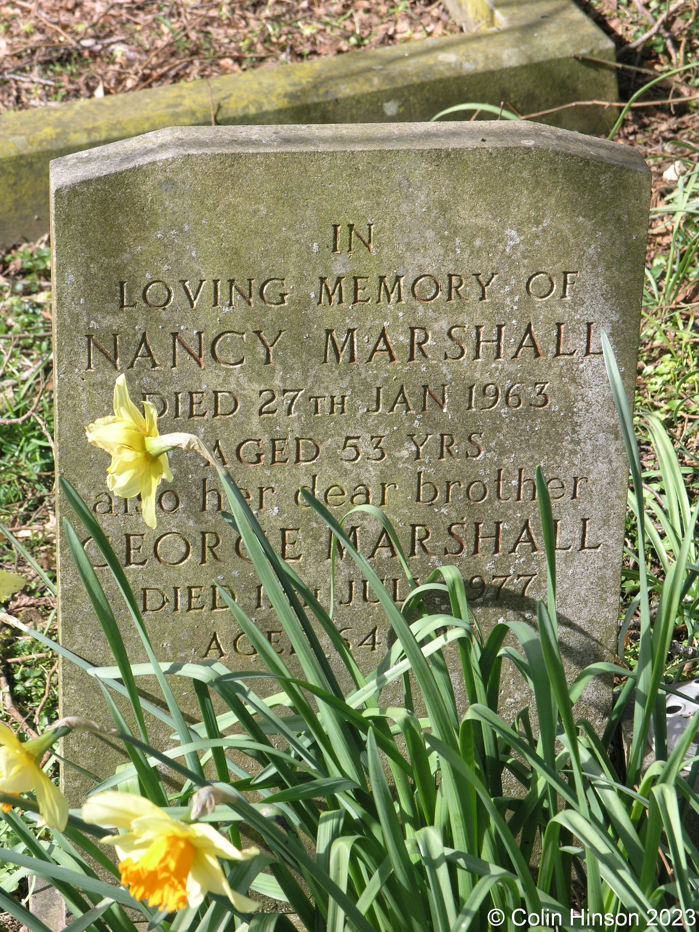 GENUKI: Walkington Churchyard gravestones etc., Yorkshire (East Riding)